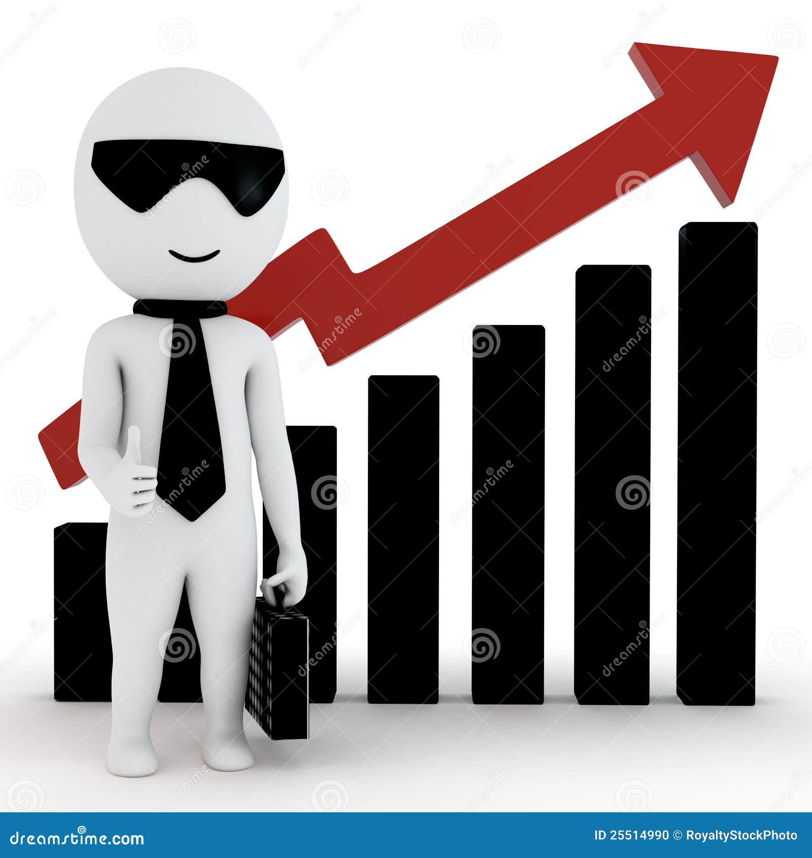 3d human business people stock illustration. Illustration of abstract ...