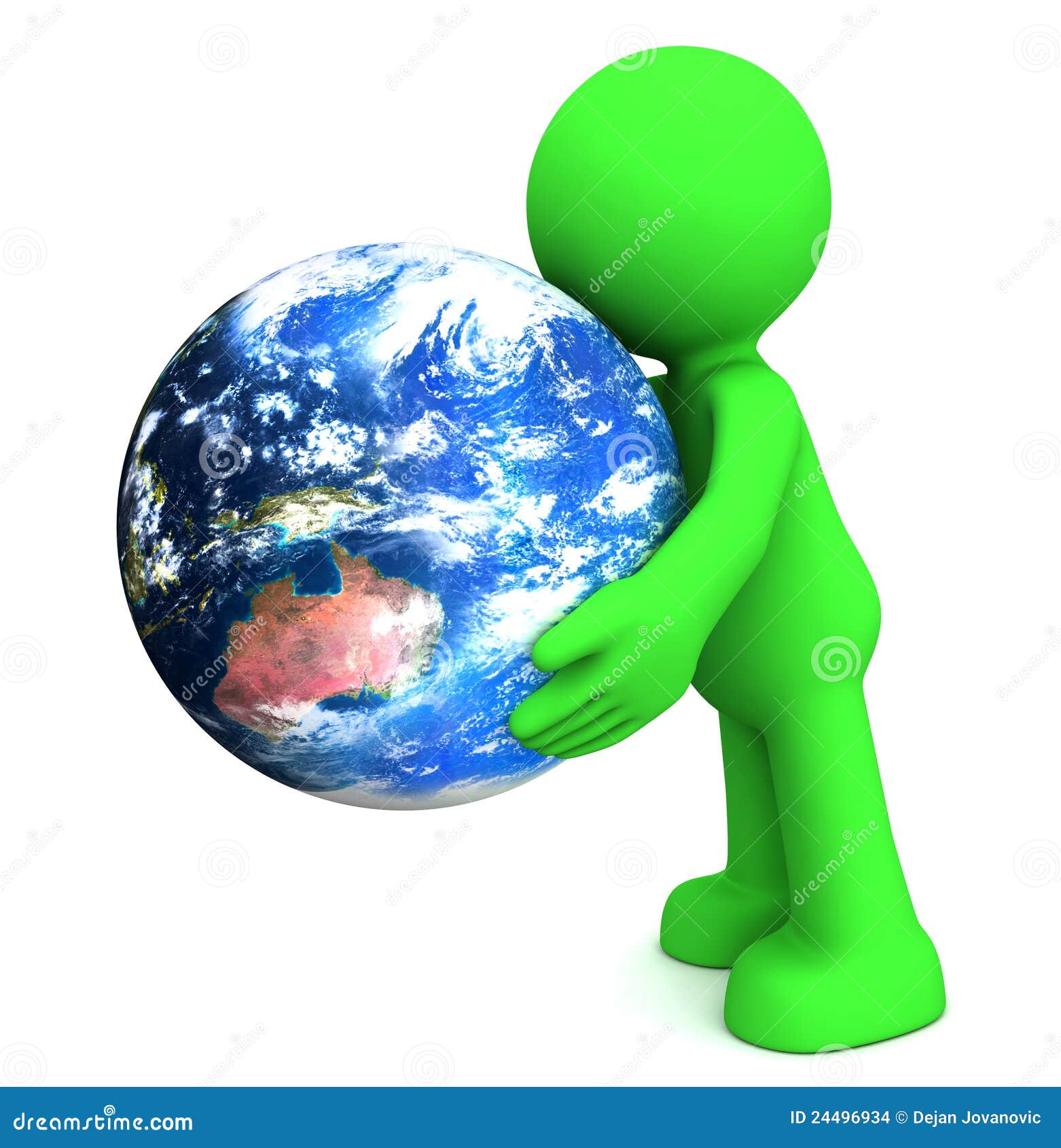 3D human character stock illustration. Illustration of earth - 24496934