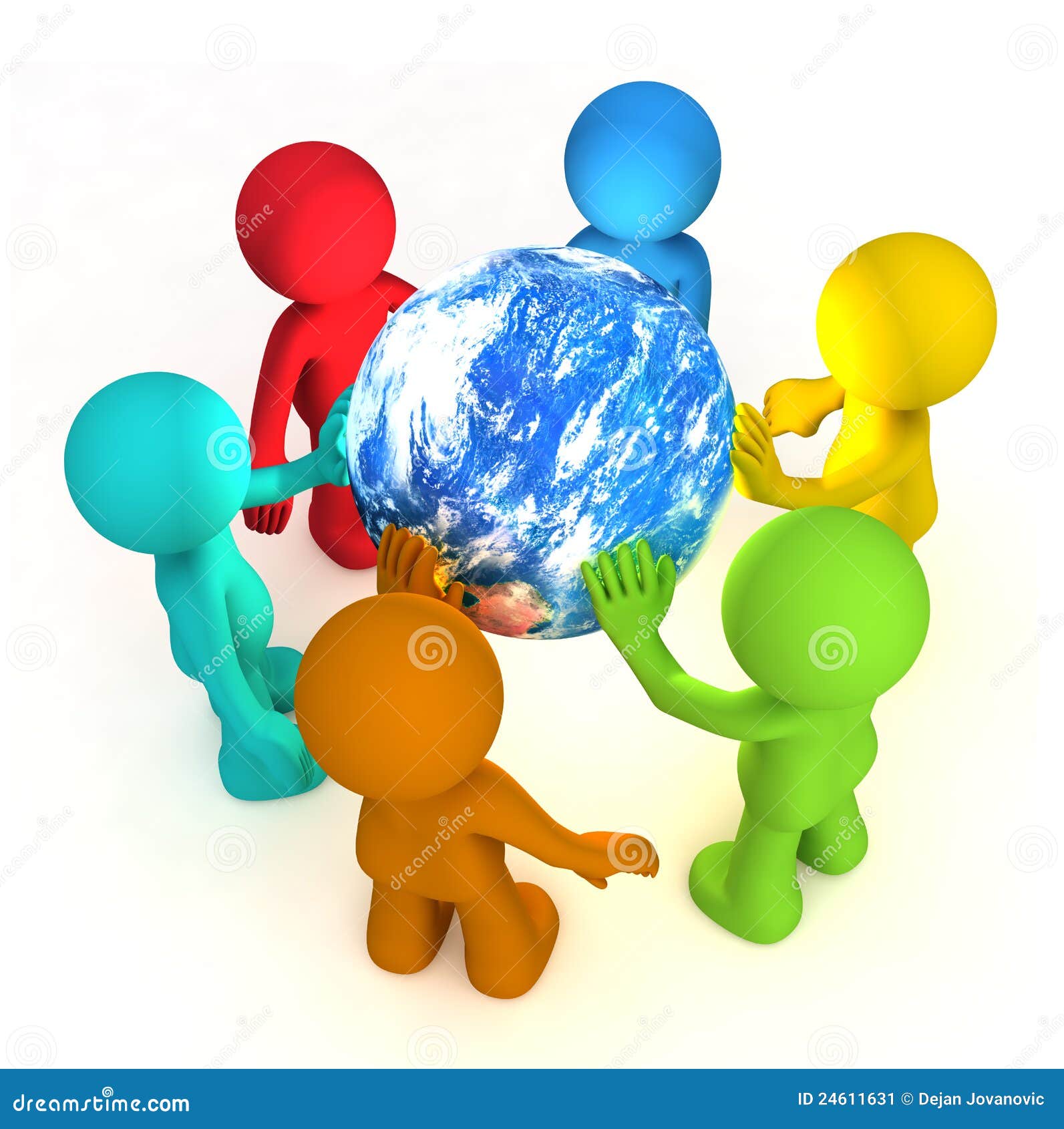 3D human character stock illustration. Illustration of nature - 24611631