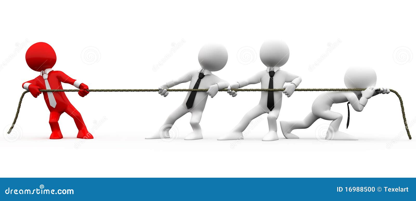 3D human pulling a rope stock illustration. Illustration of hand - 16988500