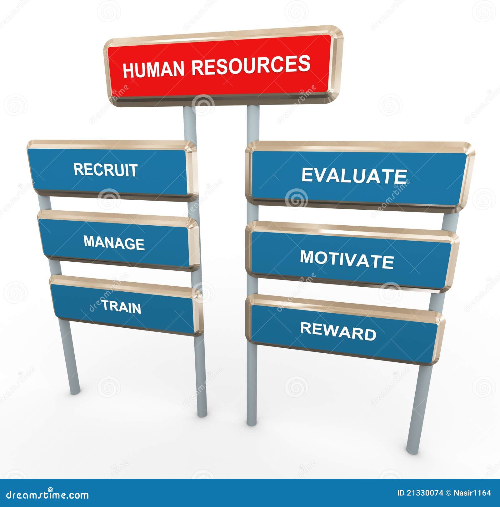 3d human resources stock illustration. Illustration of teamwork - 21330074