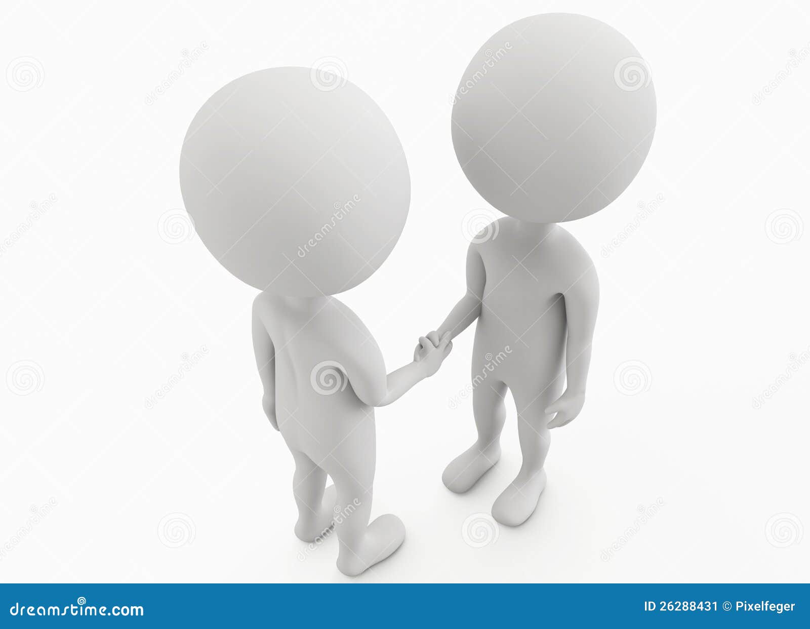 3d humanoid businessman stock illustration. Illustration of person ...