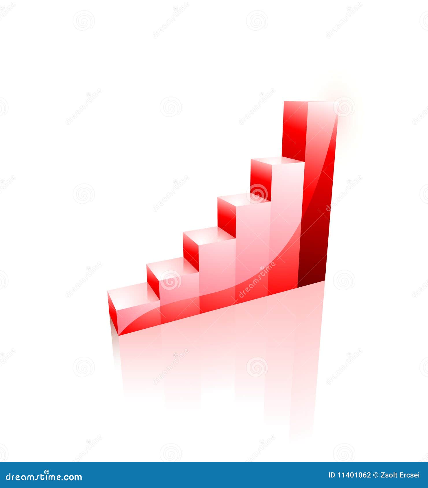 Set Graph Diagram Up Icon, Business Growth Success Chart With Arrow ...