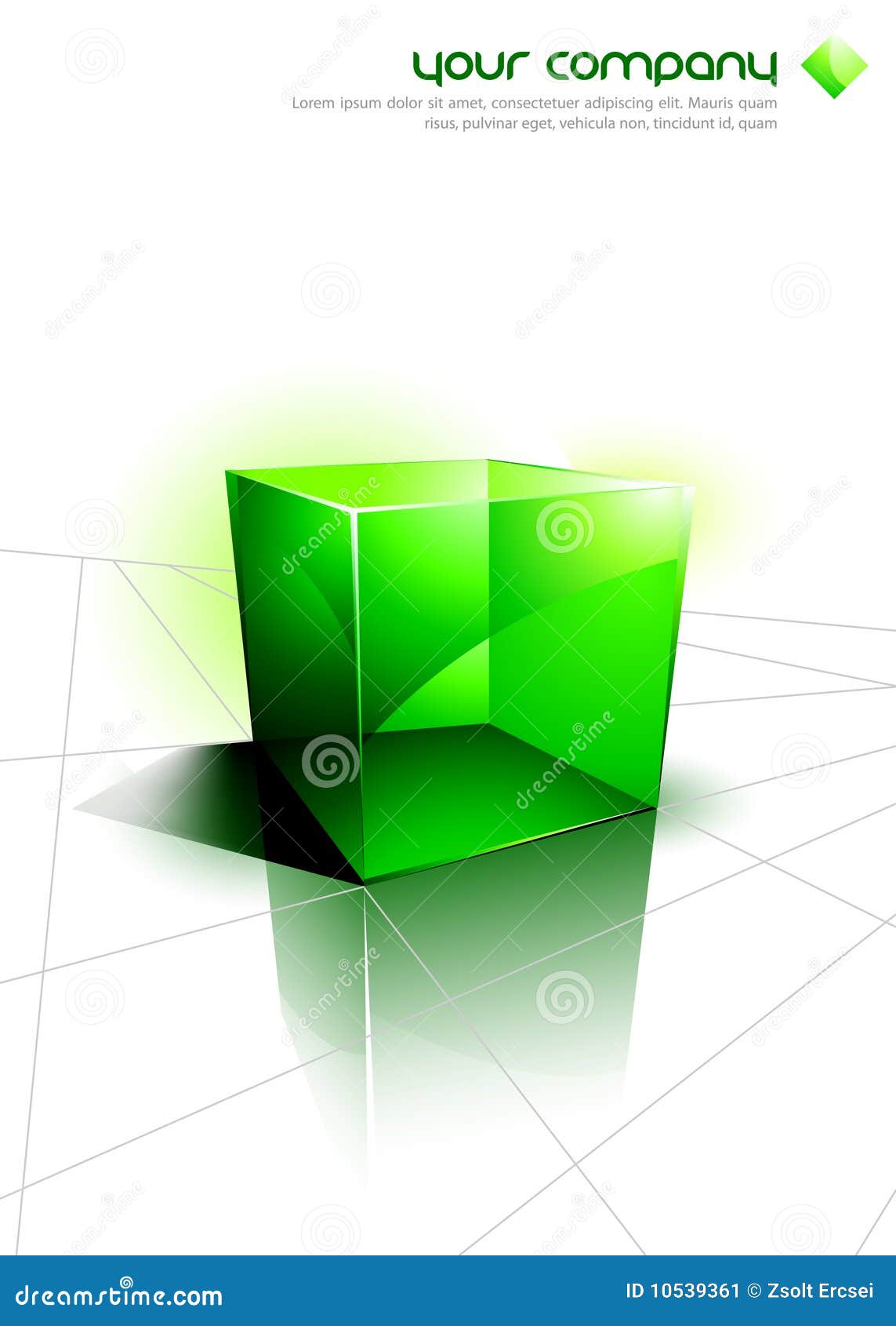 Green Cube Basic Simple 3d Shapes Isolated On White Background ... Green Cube Basic Simple 3d Shapes Isolated On White Background ...