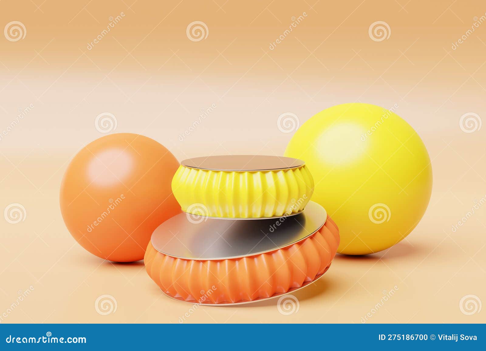 3D illustration stock illustration. Illustration of object - 275186700