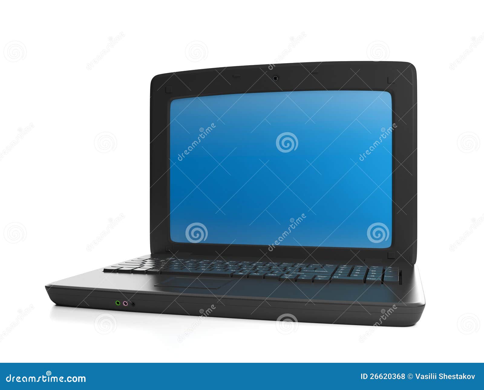 3d Illustration of Computer Technology Stock Illustration ...
