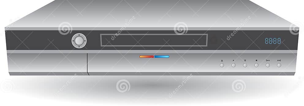 3D Image of DVR stock vector. Illustration of recorder - 9395302
