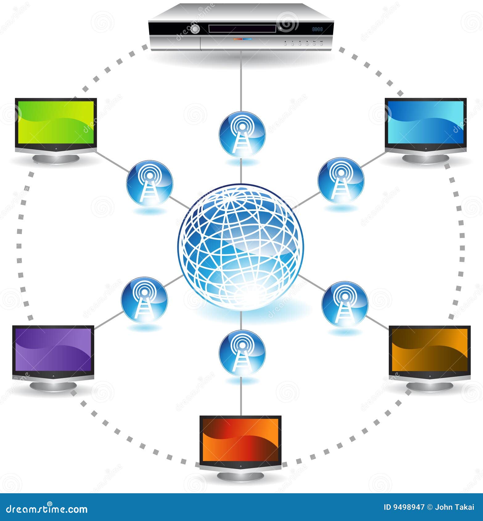 Multiple Networks Stock Illustrations – 79 Multiple Networks Stock ...