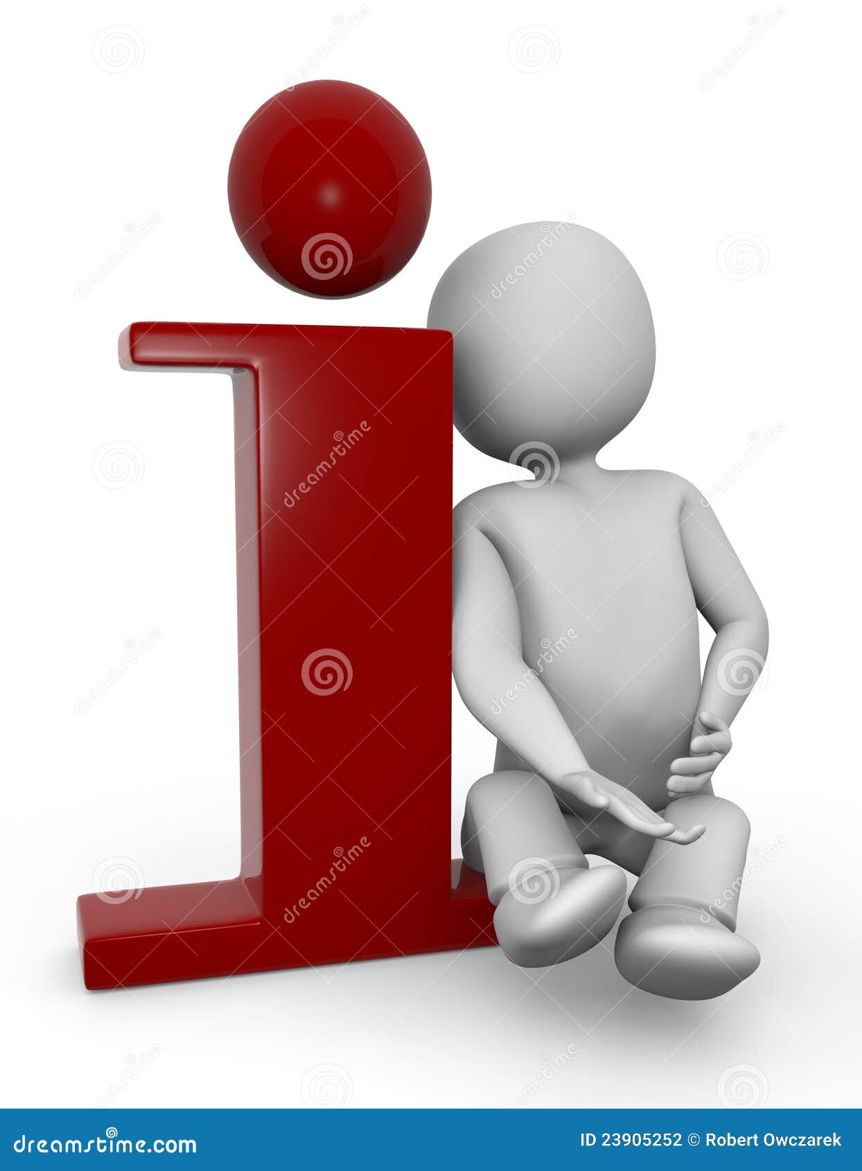 3d info man stock illustration. Illustration of figure - 23905252