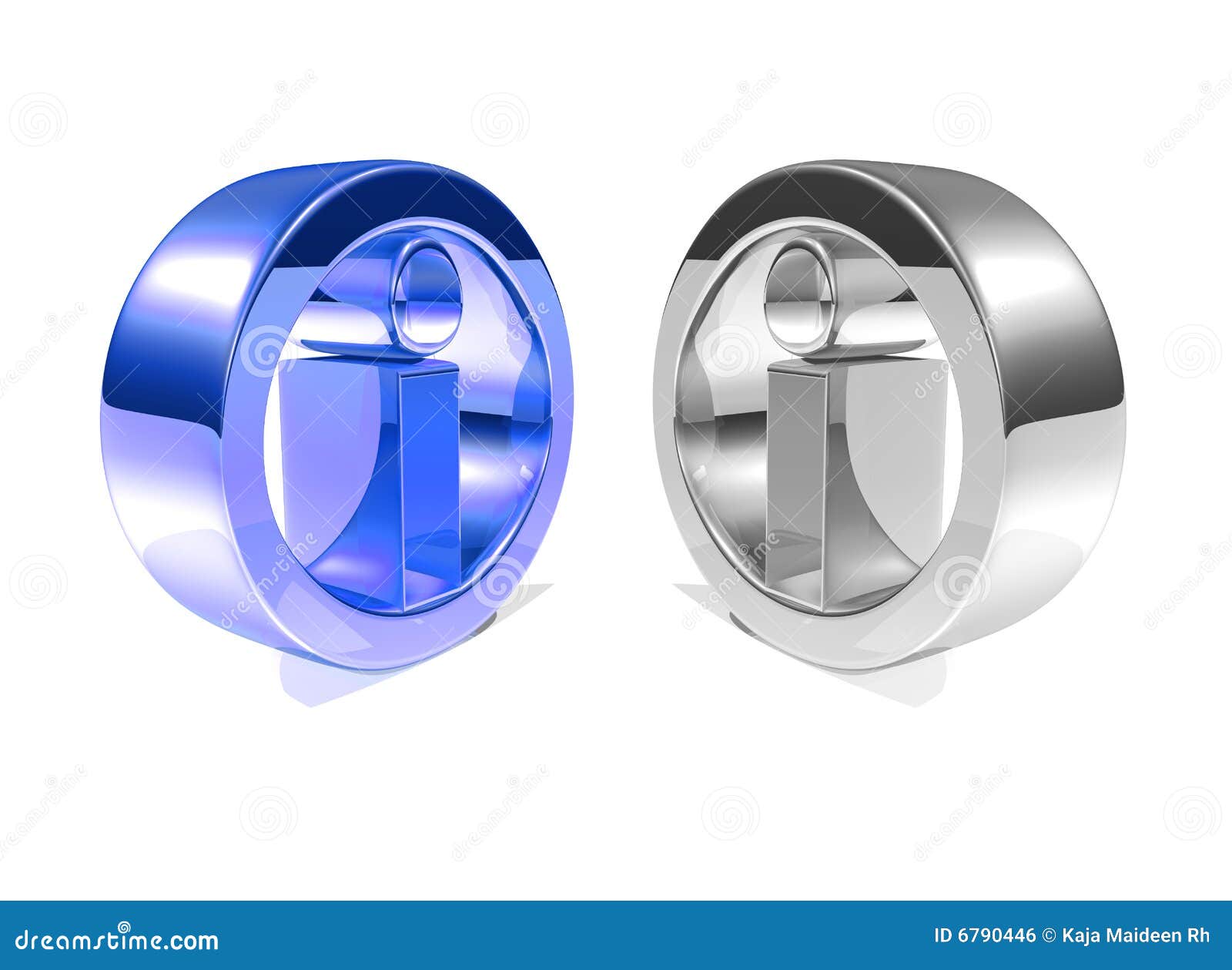 3d Man Info Mark Symbol Sign Warning Stock Illustration | CartoonDealer ...