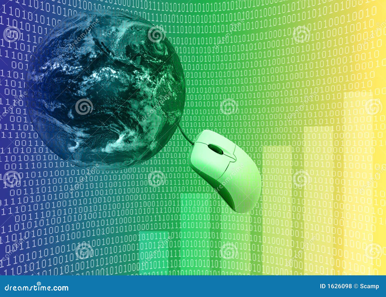 3D Internet Illustration stock illustration. Illustration of http - 1626098