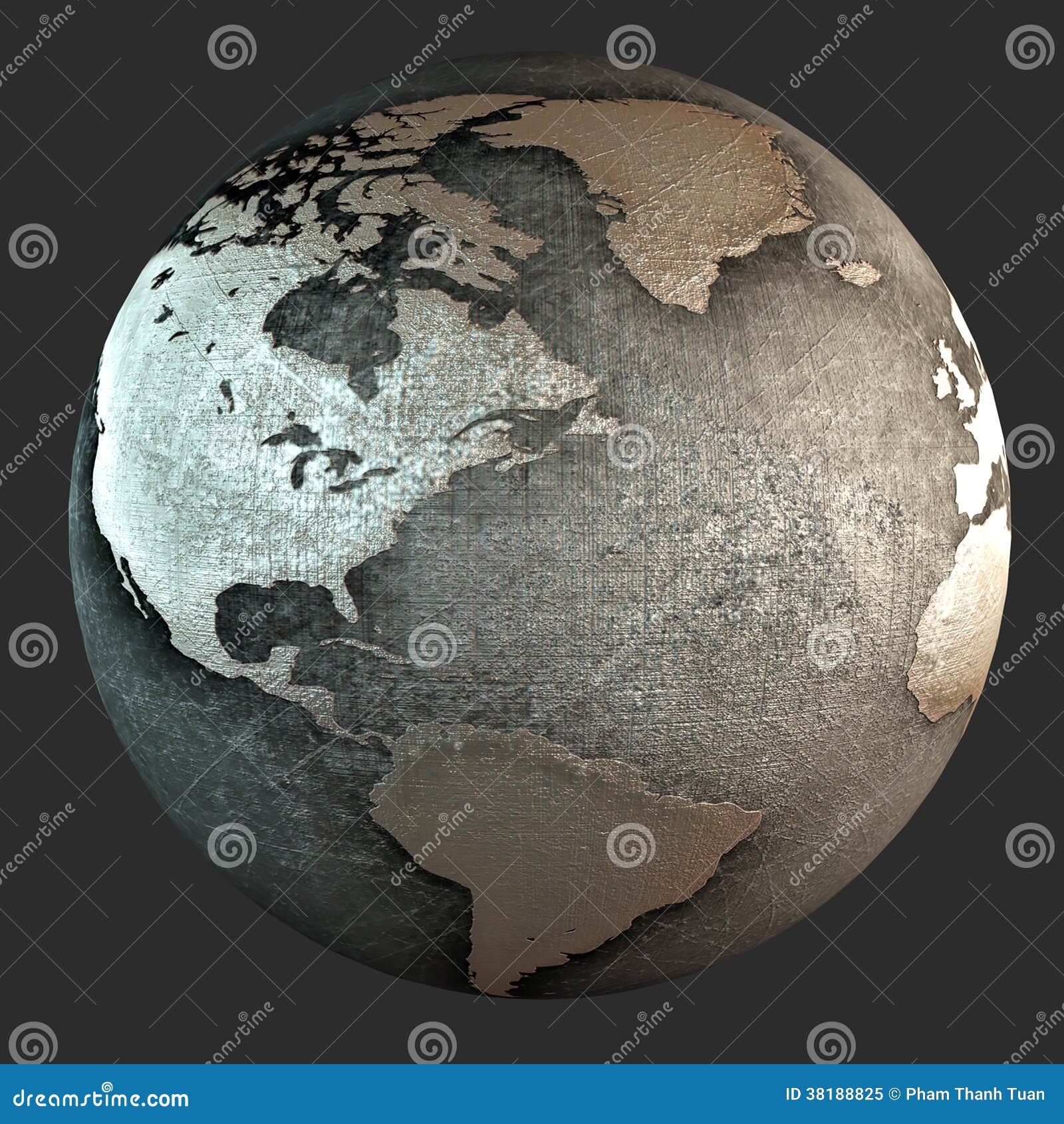 3D iron earth stock illustration. Illustration of america - 38188825