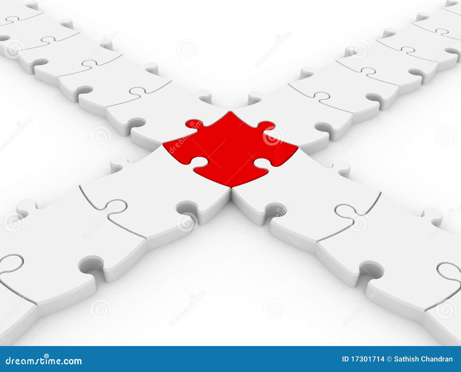 3D Jigsaws Connection stock illustration. Illustration of puzzle - 17301714
