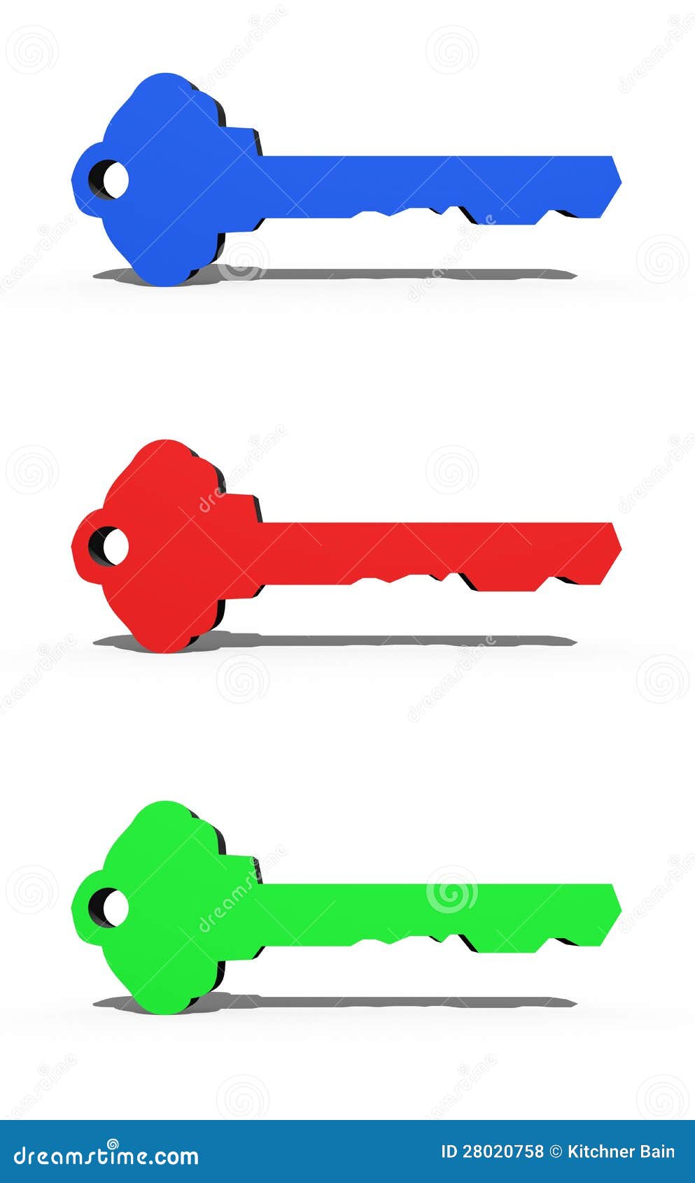 3D Keys stock illustration. Illustration of concepts - 28020758