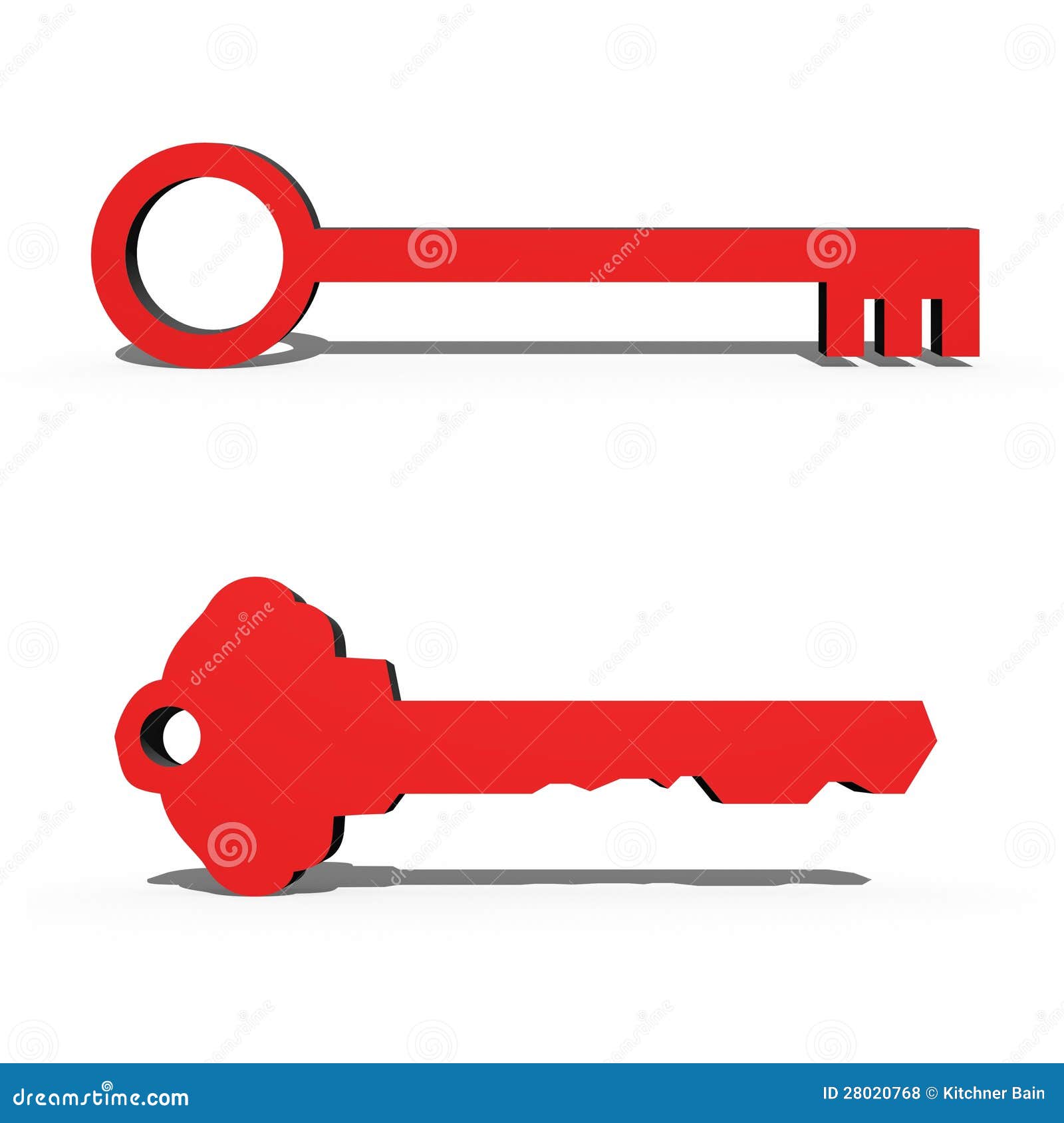 3D Keys stock illustration. Illustration of access, chain - 28020768