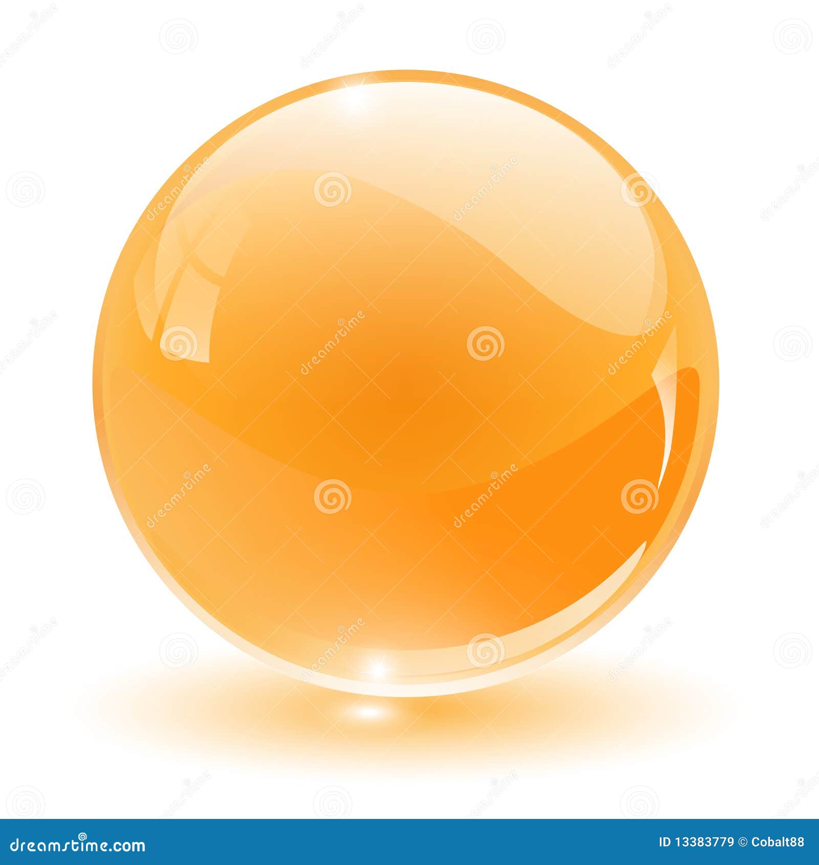 3D Kristall, Glaskugel vektor abbildung. Illustration von glas - 13383779