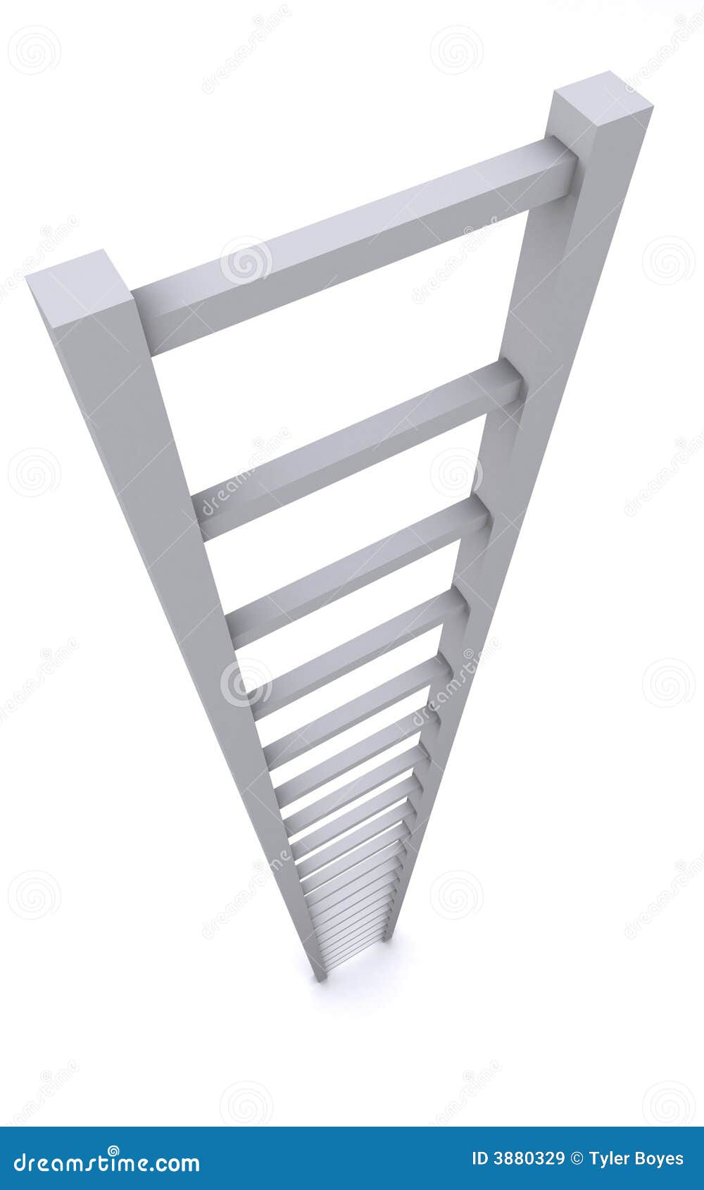 3d ladder stock illustration. Illustration of renovation - 3880329