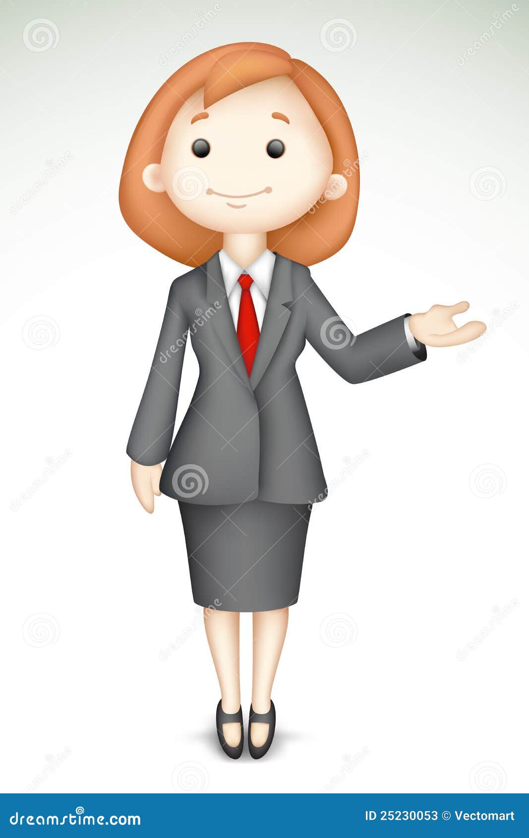3d Lady in Vector stock illustration. Illustration of action - 25230053