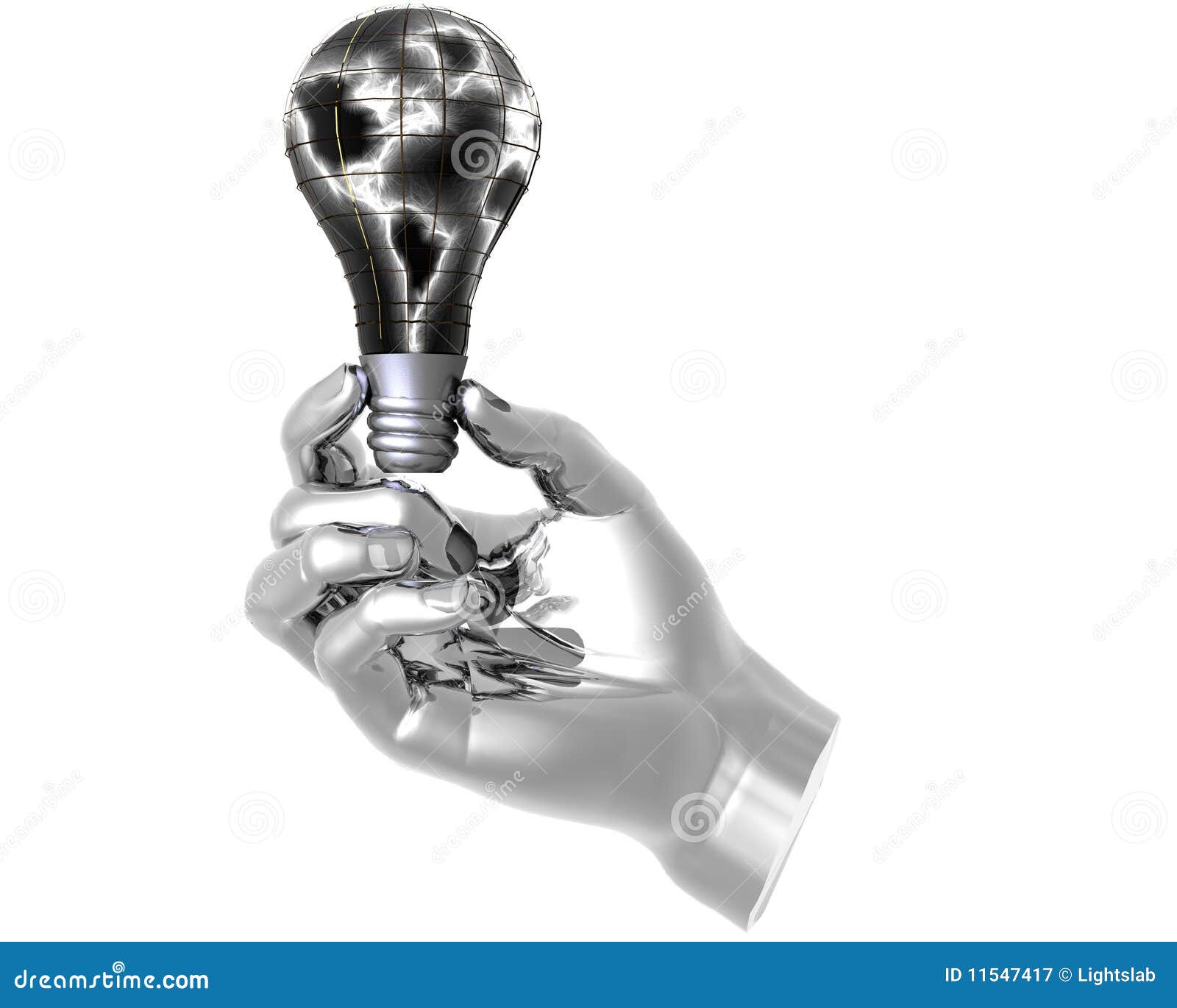 3D Lamp Earth Textured in 3D Hand Stock Illustration - Illustration of ...