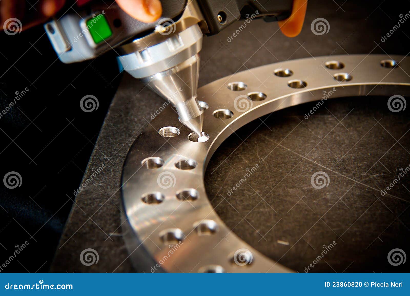 3D laser scanning stock photo. Image of machine, aluminum - 23860820