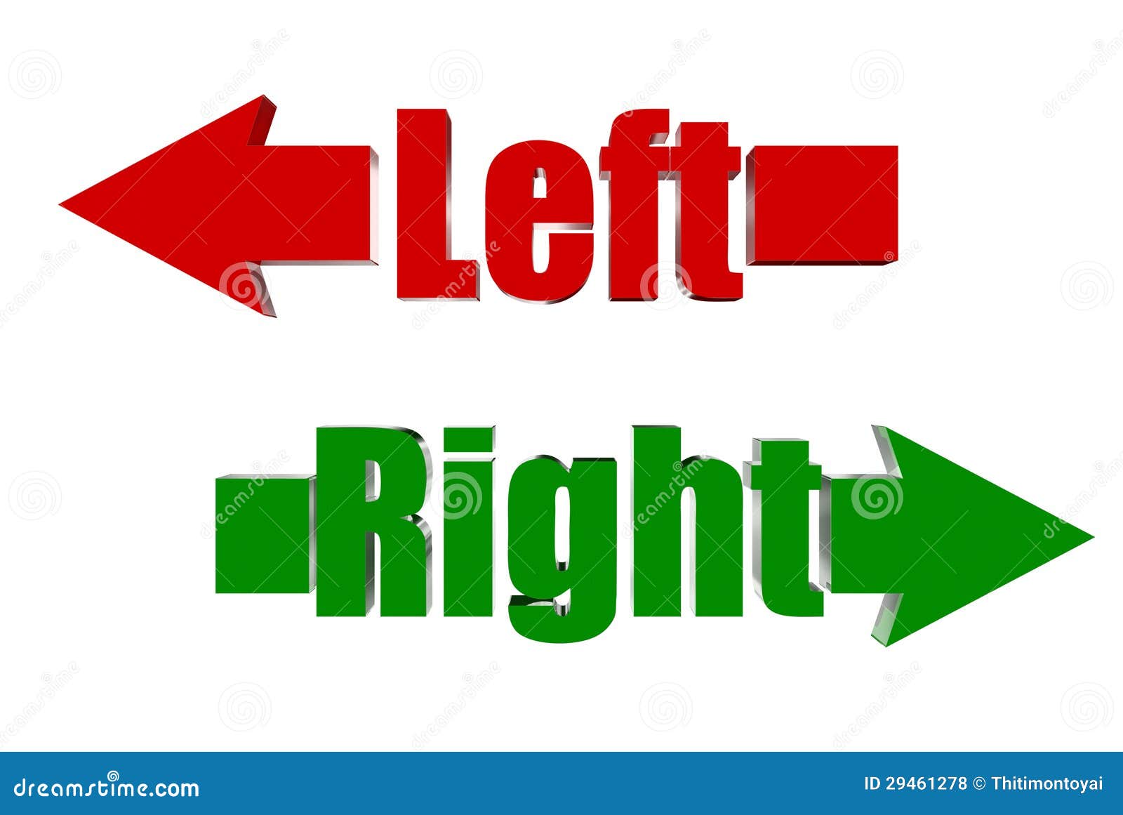 3D left reght stock illustration. Illustration of background - 29461278