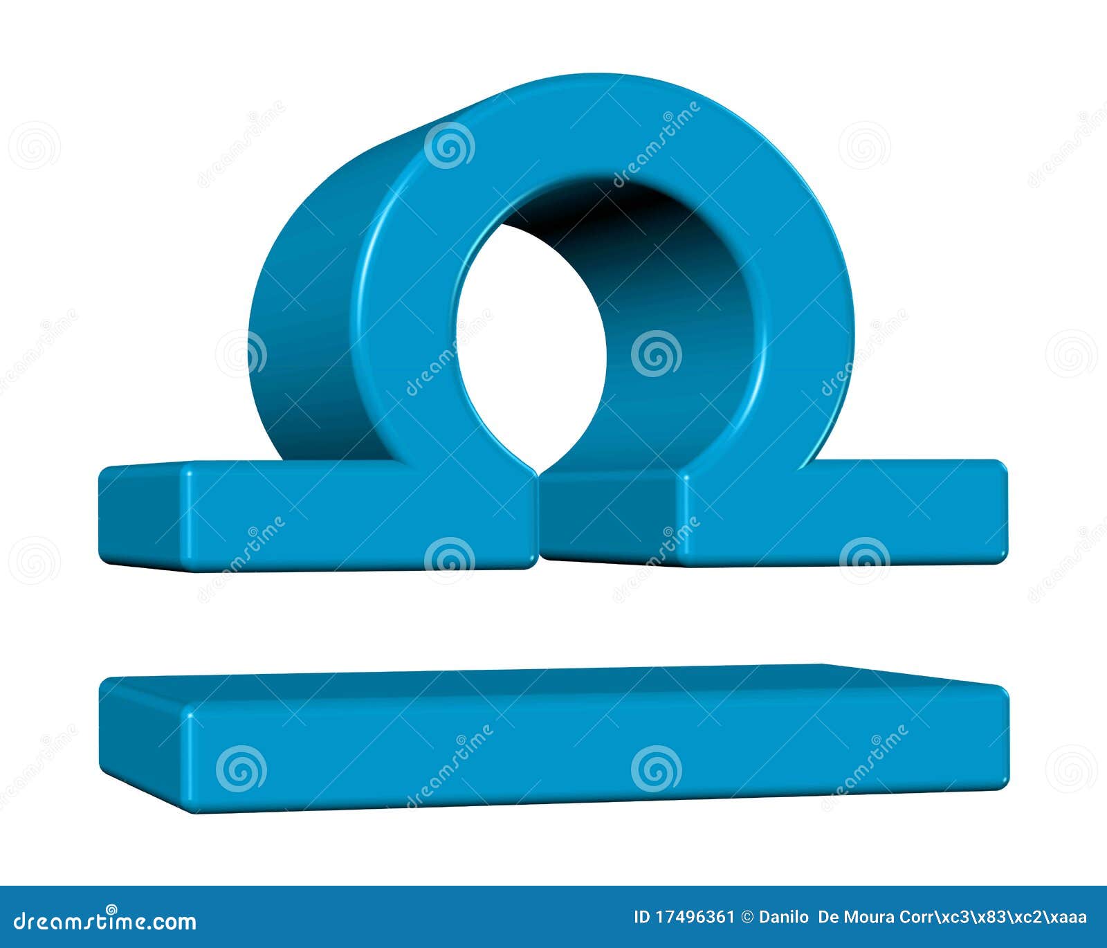 3d libra sign stock illustration. Illustration of effect - 17496361