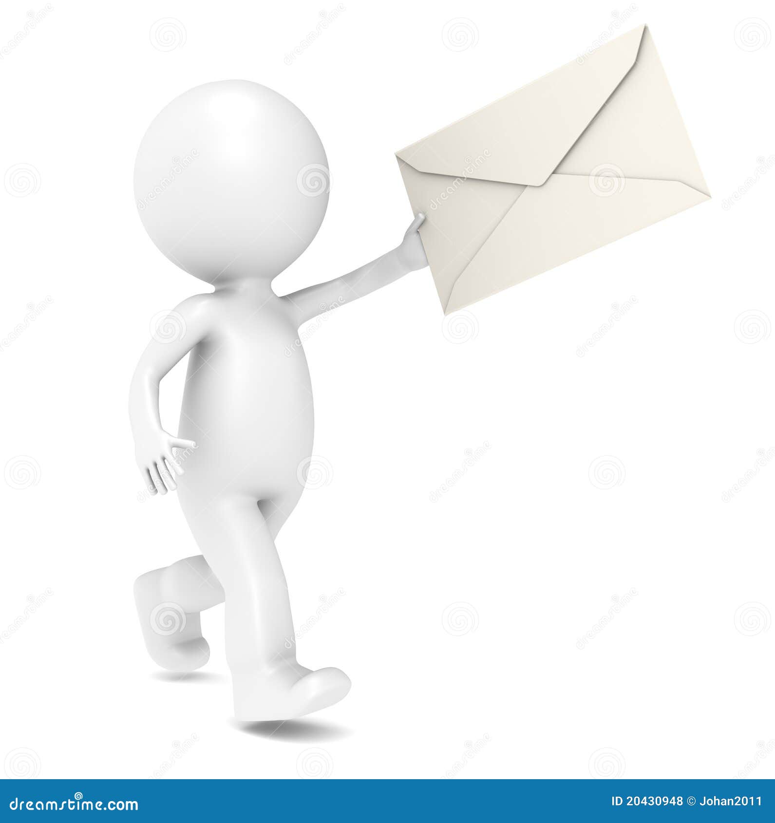 Running Mailing Envelope With A Letter And Legs. Vector. You Letter Sms ...
