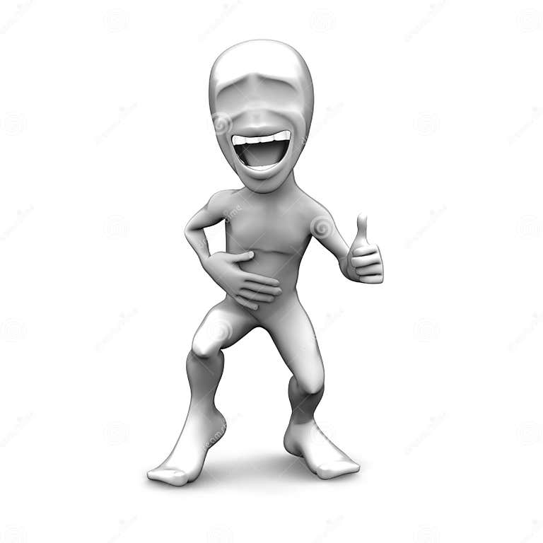 3d little person stock illustration. Illustration of isolated - 9719280