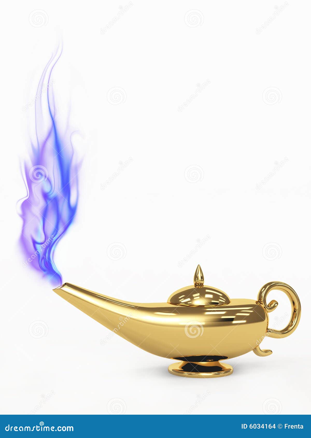 3d magic lamp stock photo. Image of aladdin, dream, genie - 6034164