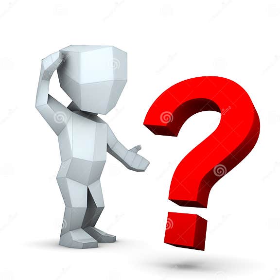 3d man stock illustration. Illustration of cartoon, information - 25269347