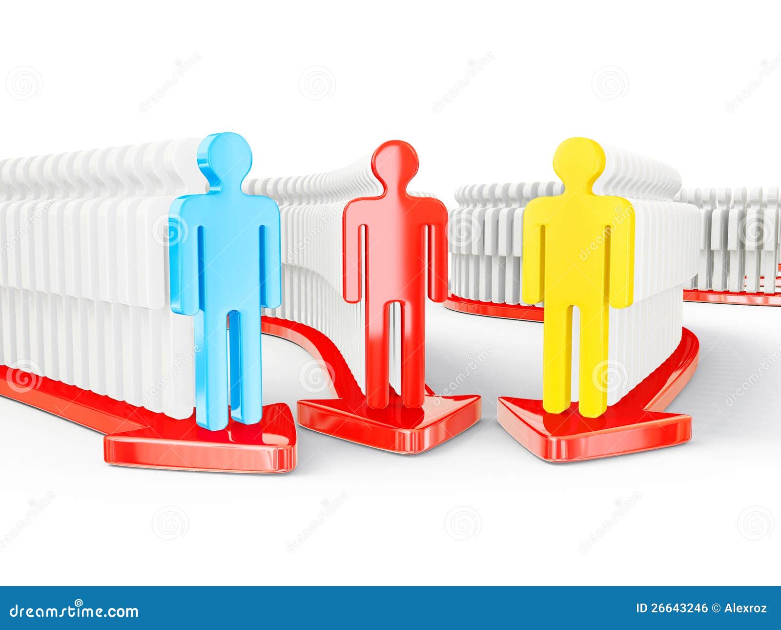 3d man stock illustration. Illustration of organized - 26643246