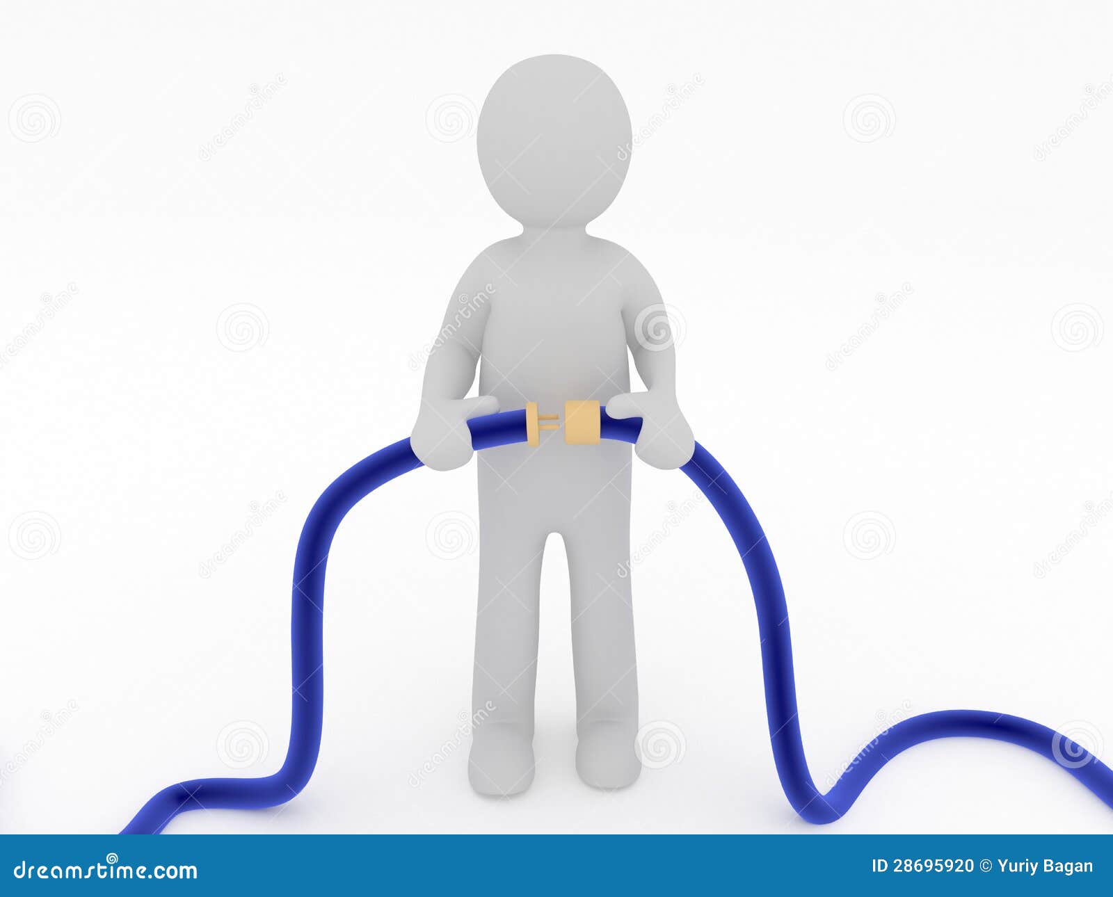 3d man stock illustration. Illustration of marketing - 28695920