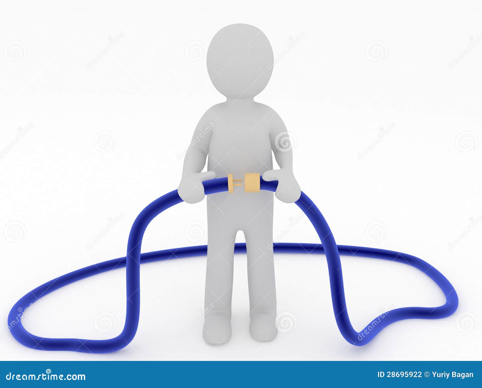 3d man stock illustration. Illustration of computer, achievement - 28695922