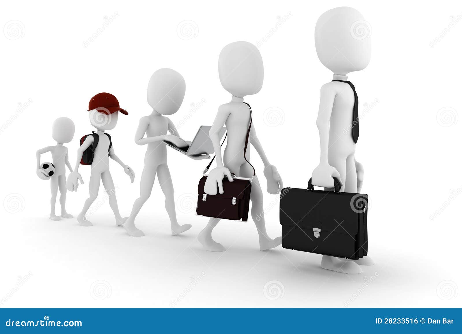 3d man age evolution stock illustration. Illustration of grade - 28233516