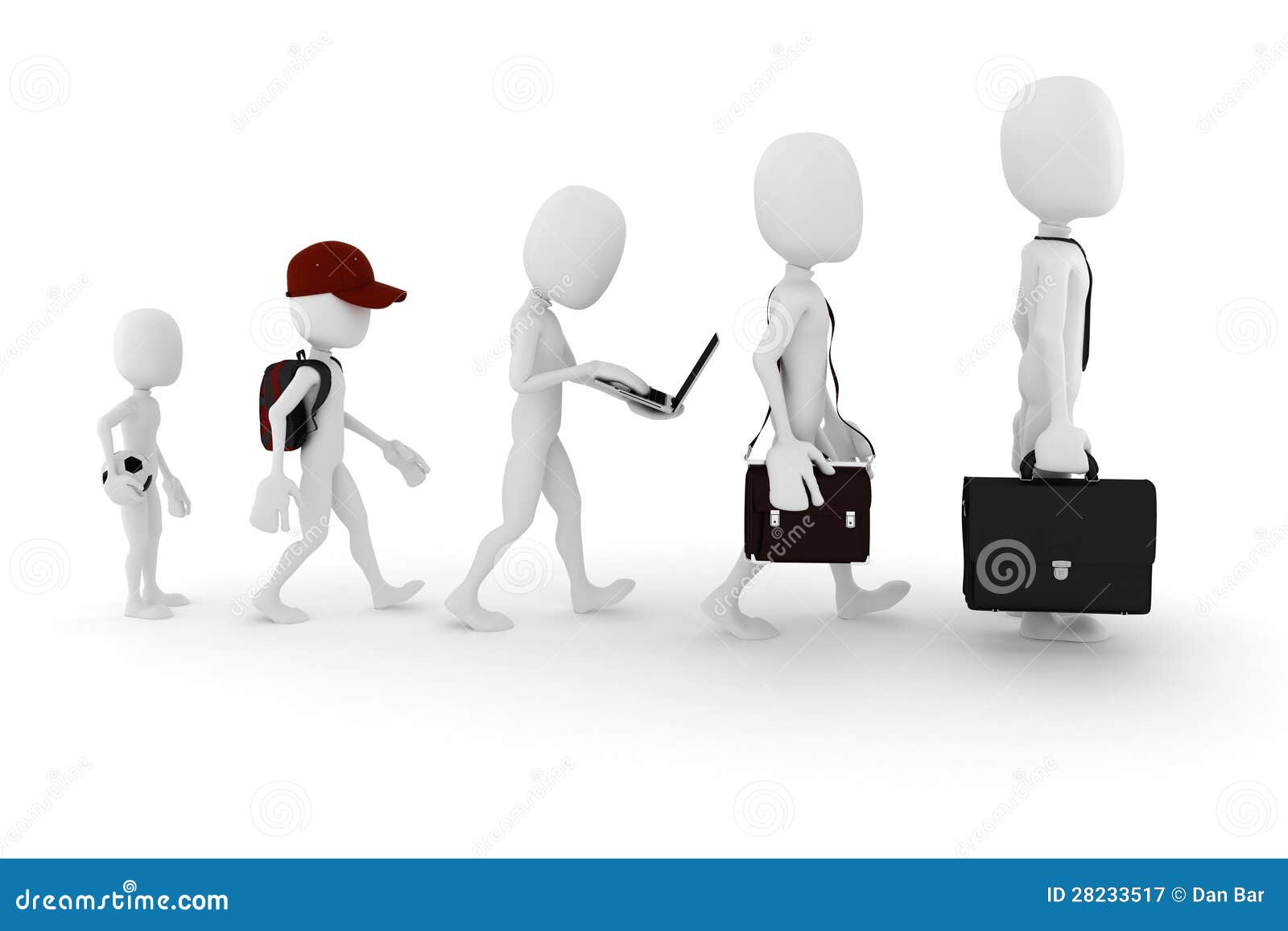 3d man age evolution stock illustration. Illustration of concept - 28233517