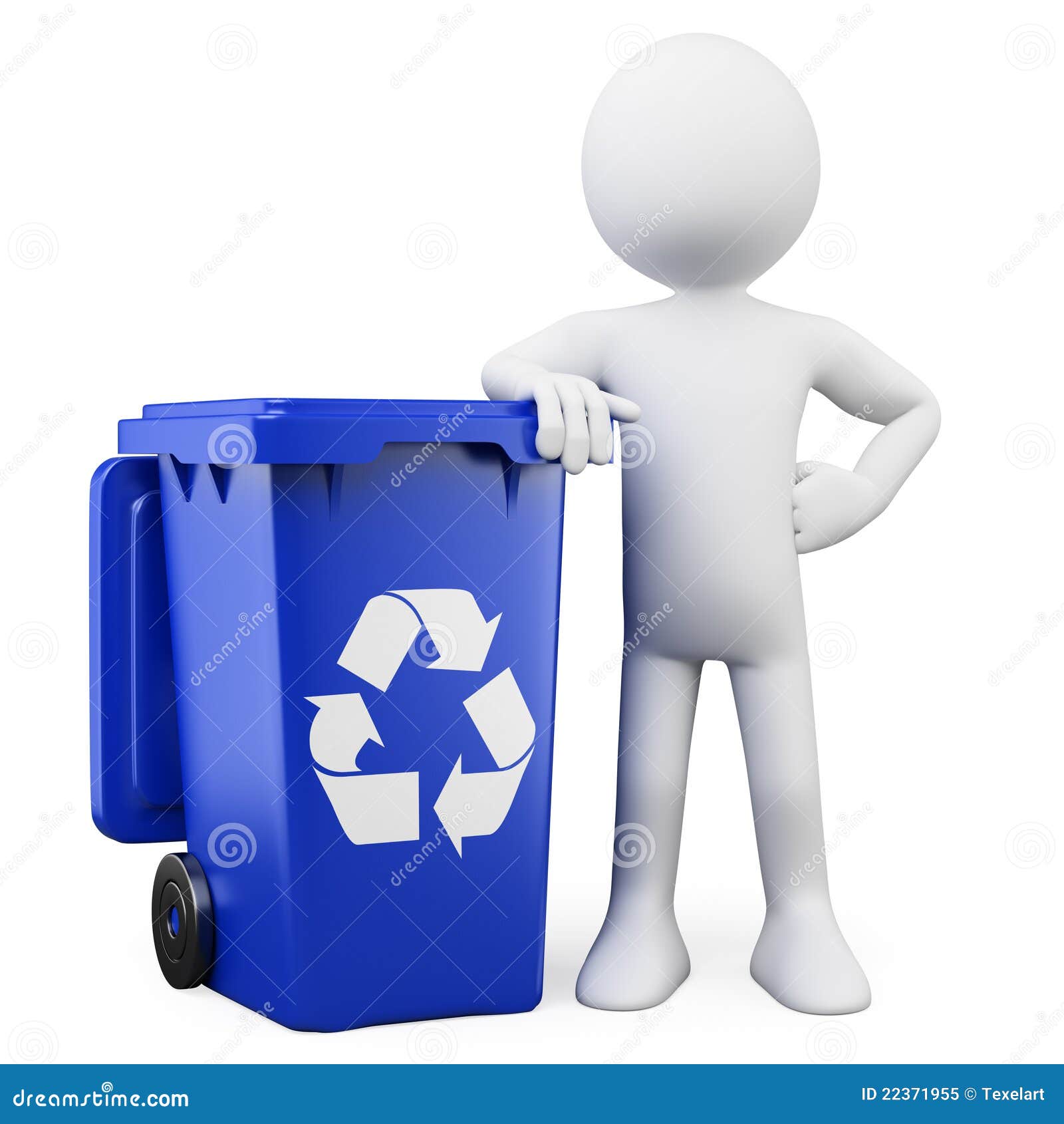 3d Man Holding Recycling Sign Stock Illustrations – 20 3d Man Holding ...