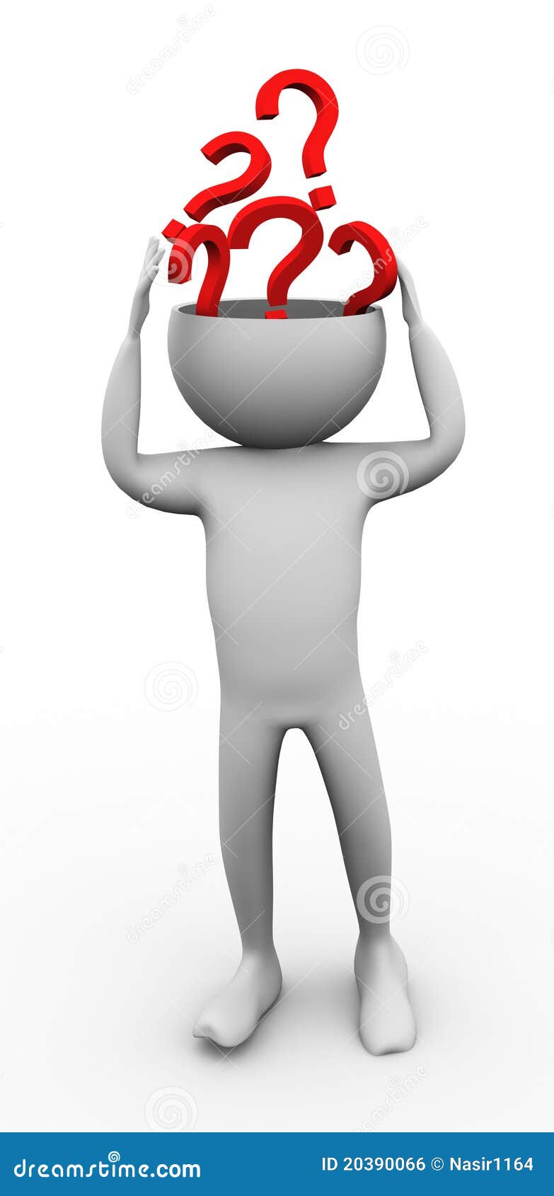 3d Man Brainstorming Stock Illustrations – 2,489 3d Man Brainstorming ...