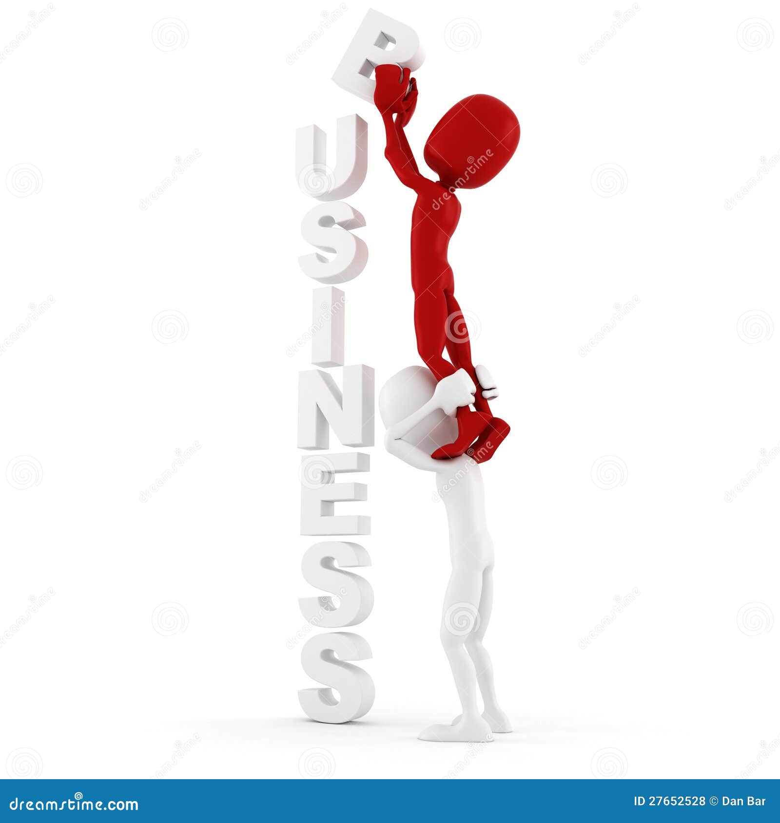 3d man business concept stock illustration. Illustration of finance ...