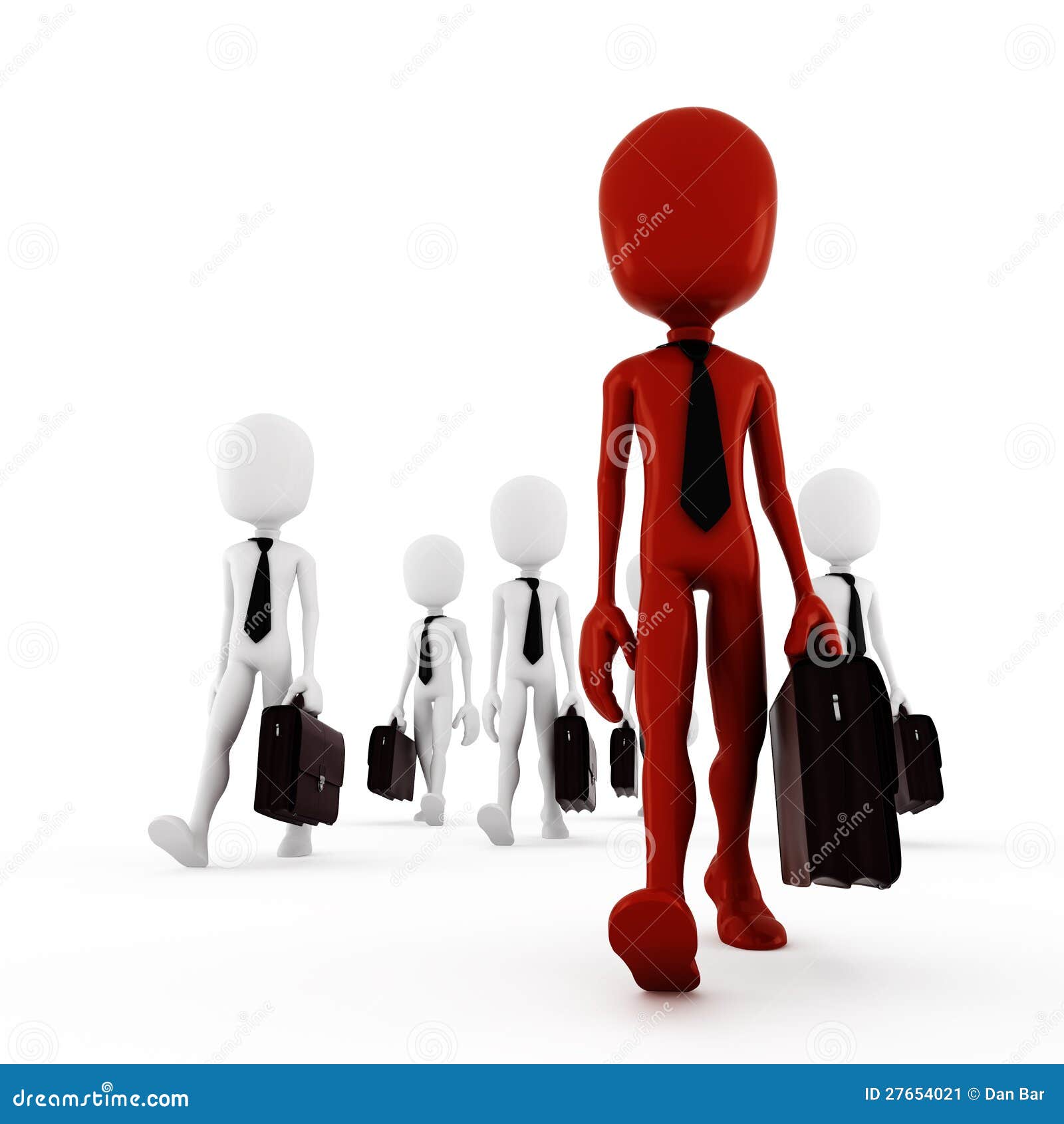 3d man business concept stock illustration. Illustration of attractive ...