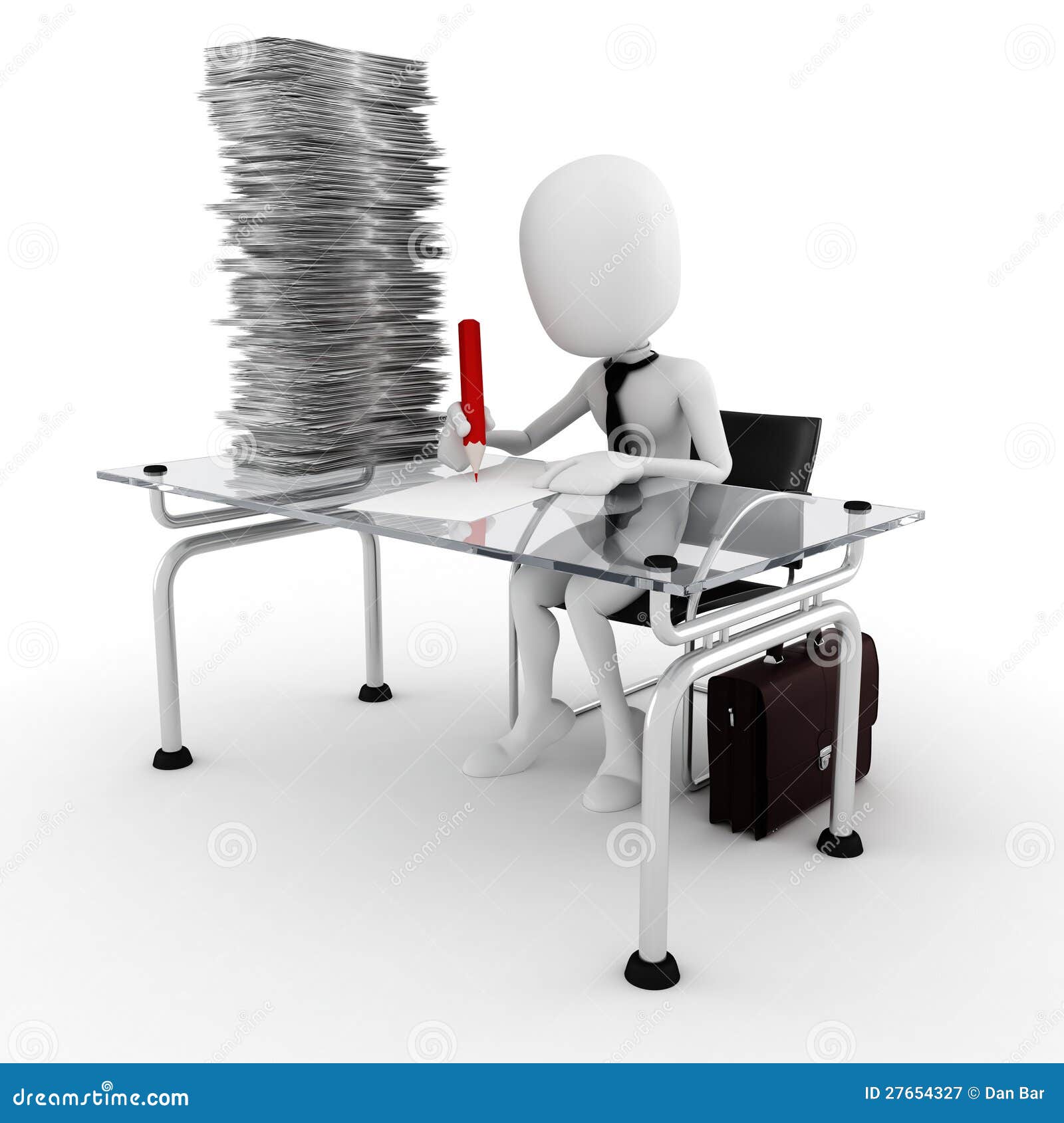 3d Man Business Man Working Hard Stock Illustration - Illustration of ... 3d Man Business Man Working Hard Stock Illustration - Illustration of ...