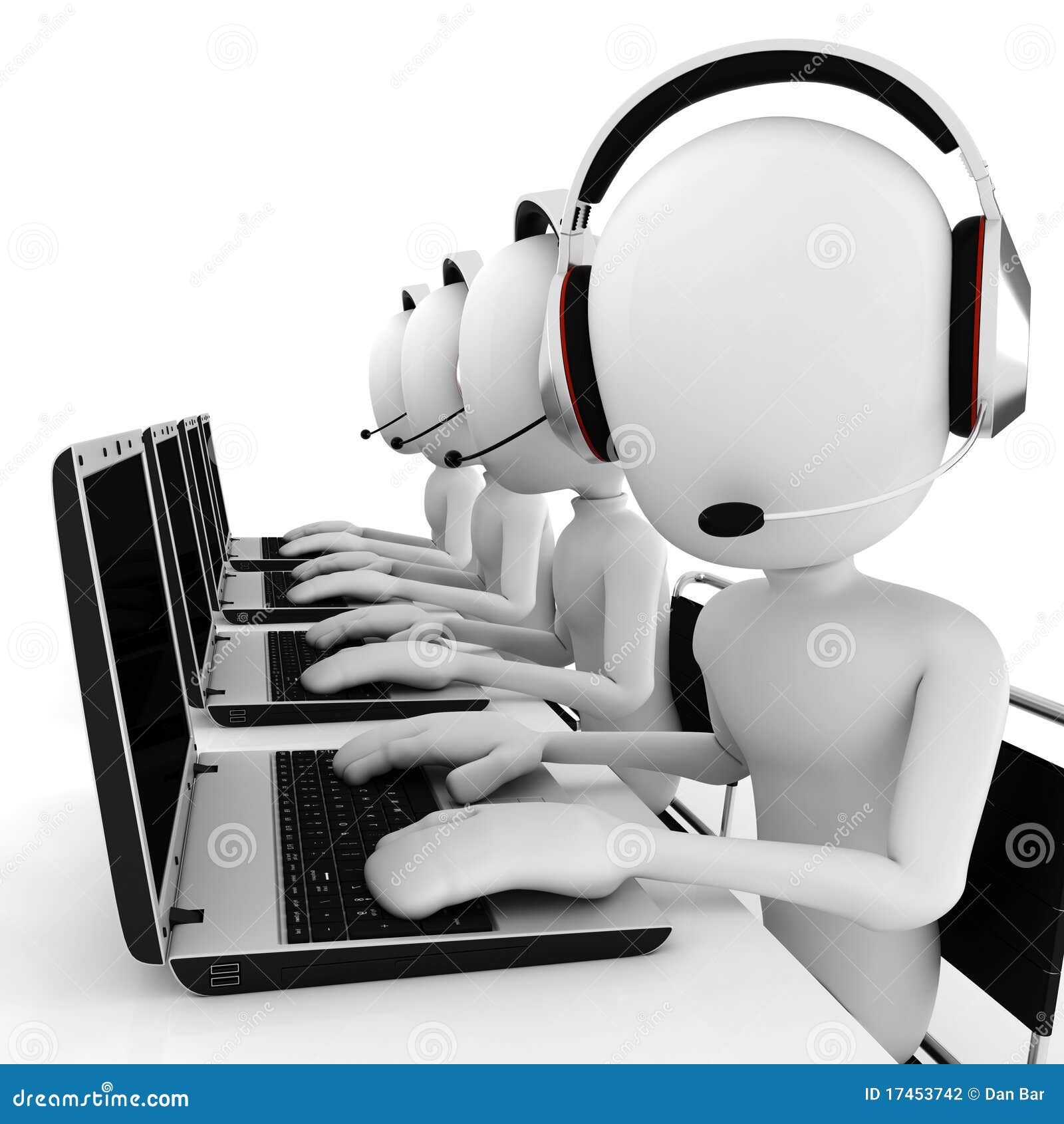 Call Center 3d Png