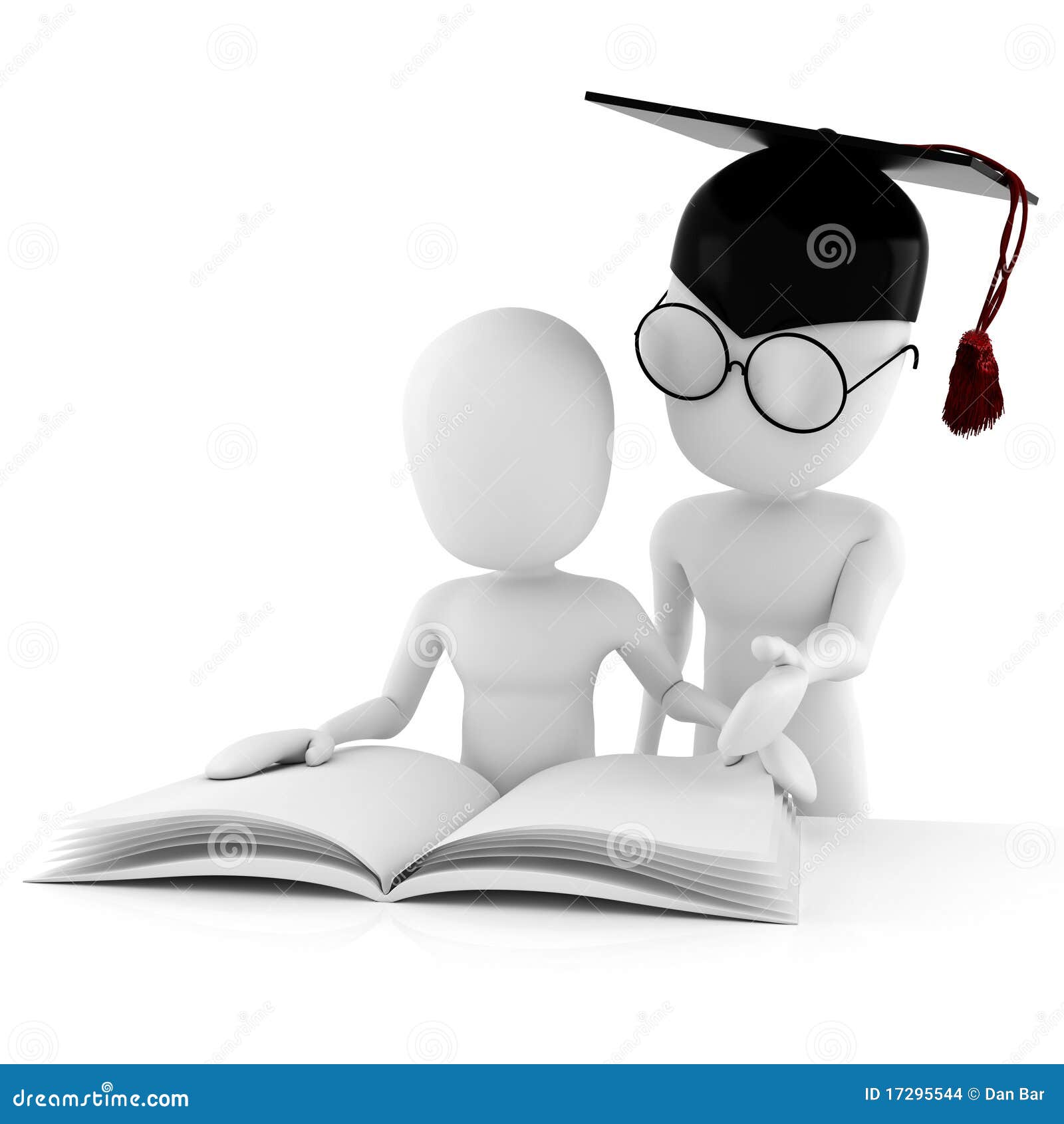 3d Man Classroom-teacher and Students Stock Illustration - Illustration ...