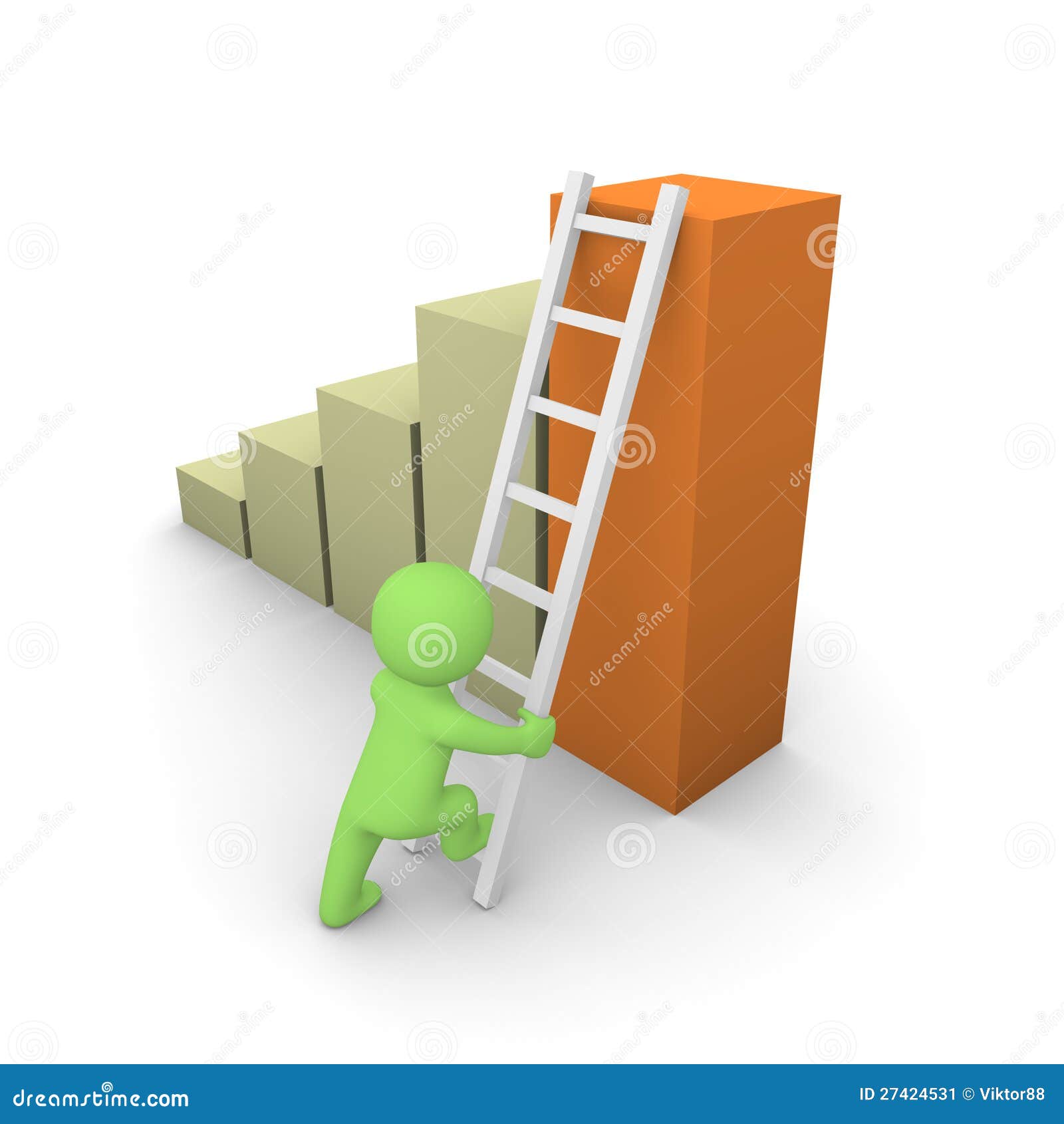 Cat Column Diagram. Funny 5 Steps Infographics Template. Growing Charts ...