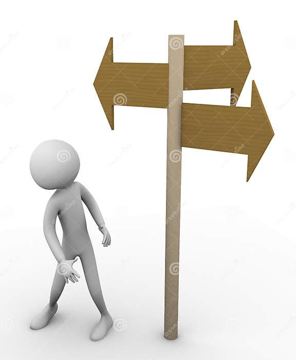 3d man confused stock illustration. Illustration of message - 20548181