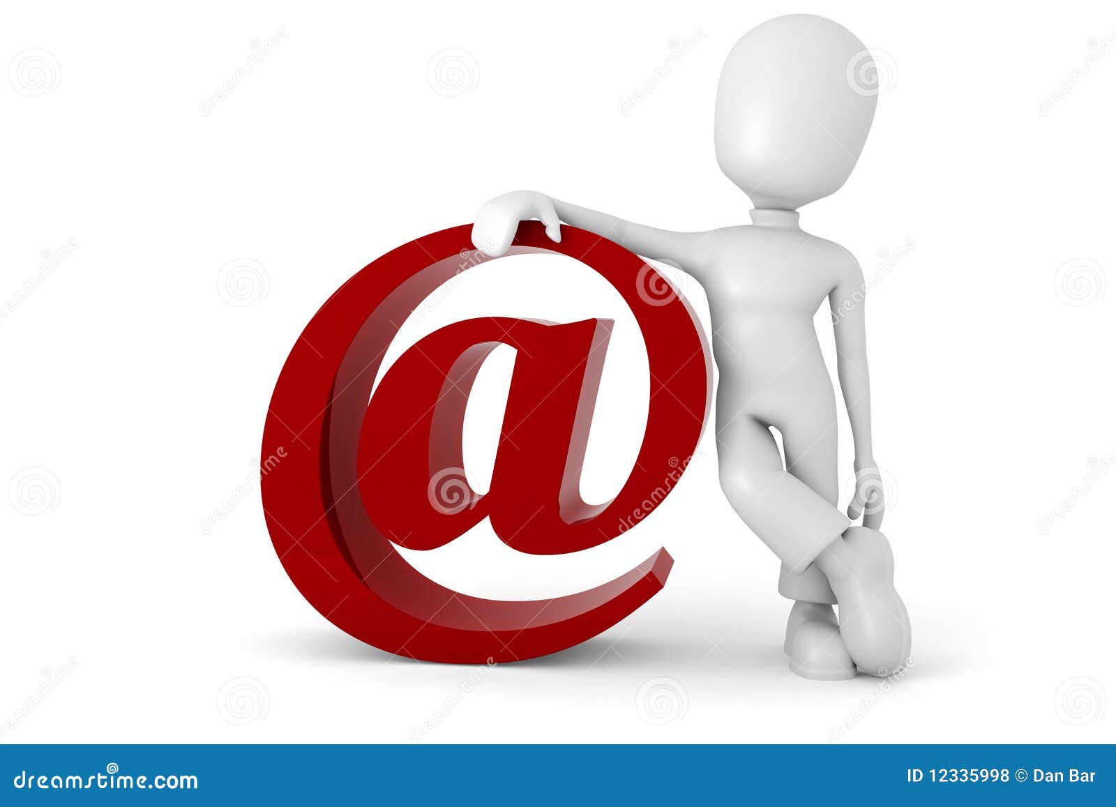 Email Symbol Monkey Icon On White Background Stock Photography ...
