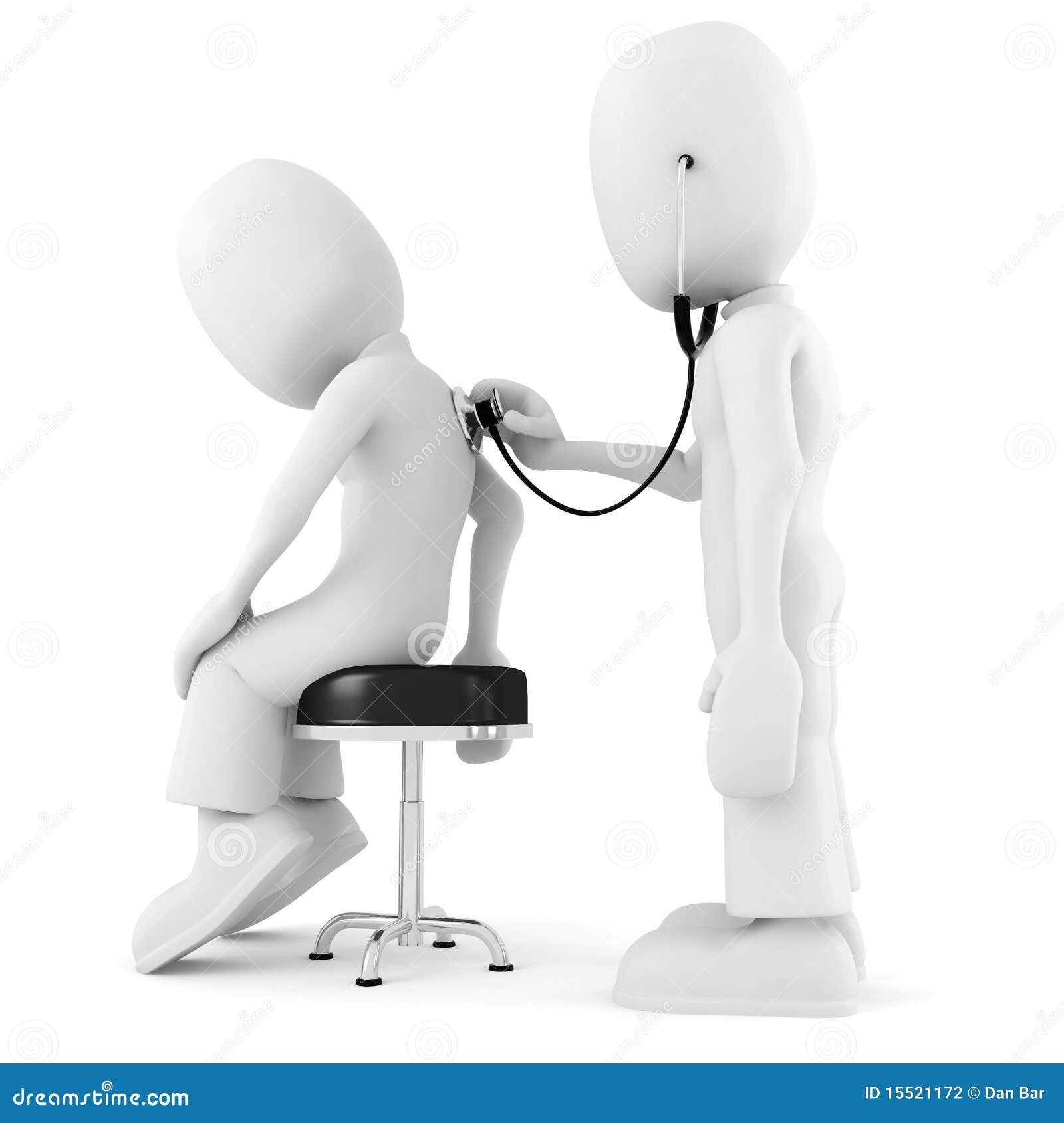 3d man - medical exam stock illustration. Illustration of care - 15521172