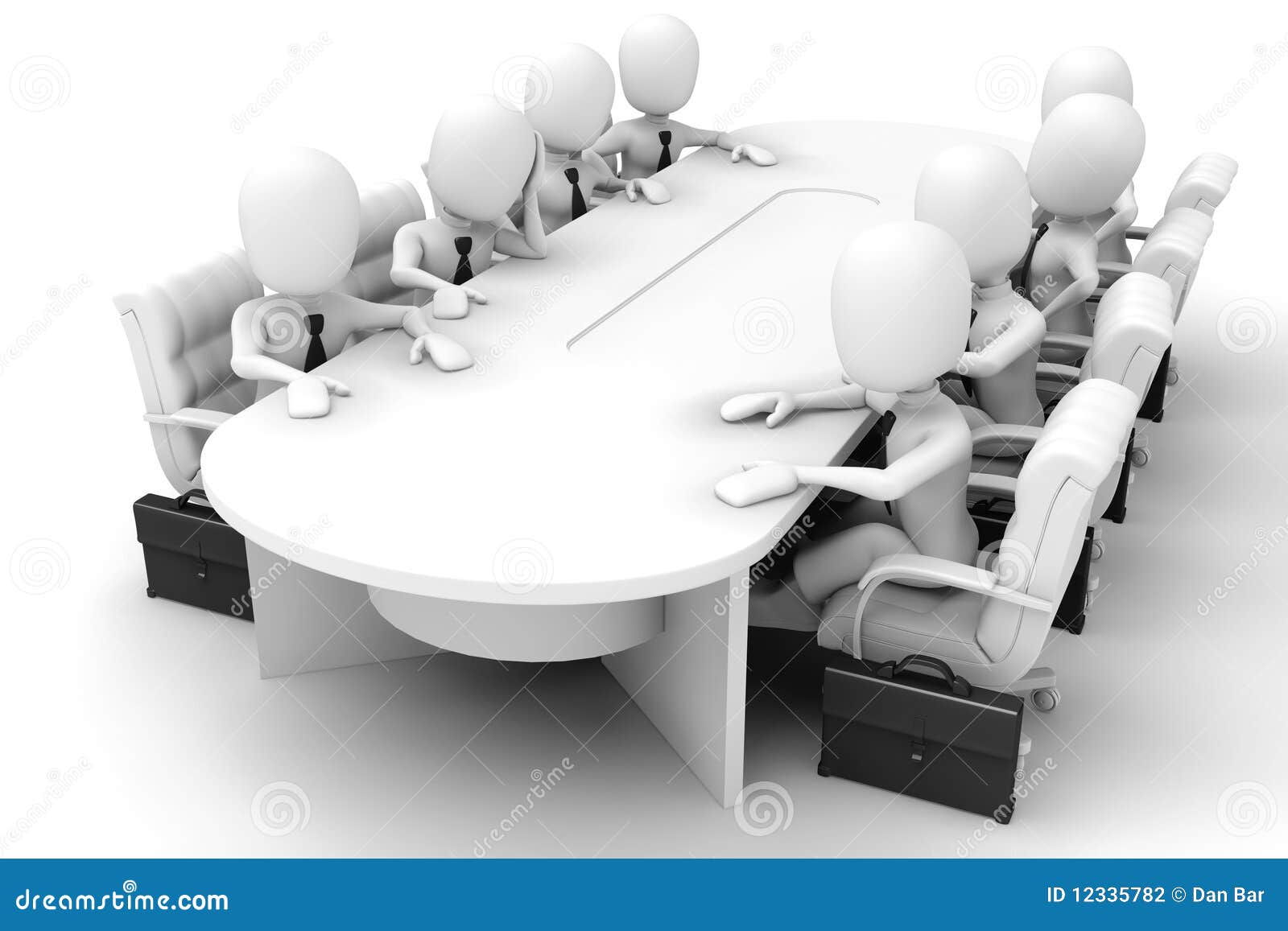 3d man - meeting stock illustration. Illustration of person - 12335782