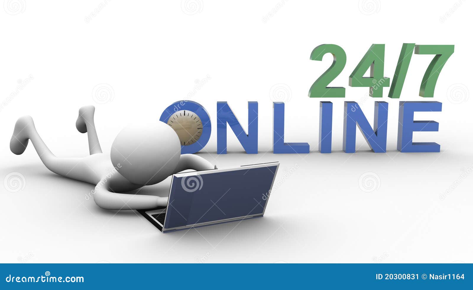 3d man online stock illustration. Illustration of student - 20300831
