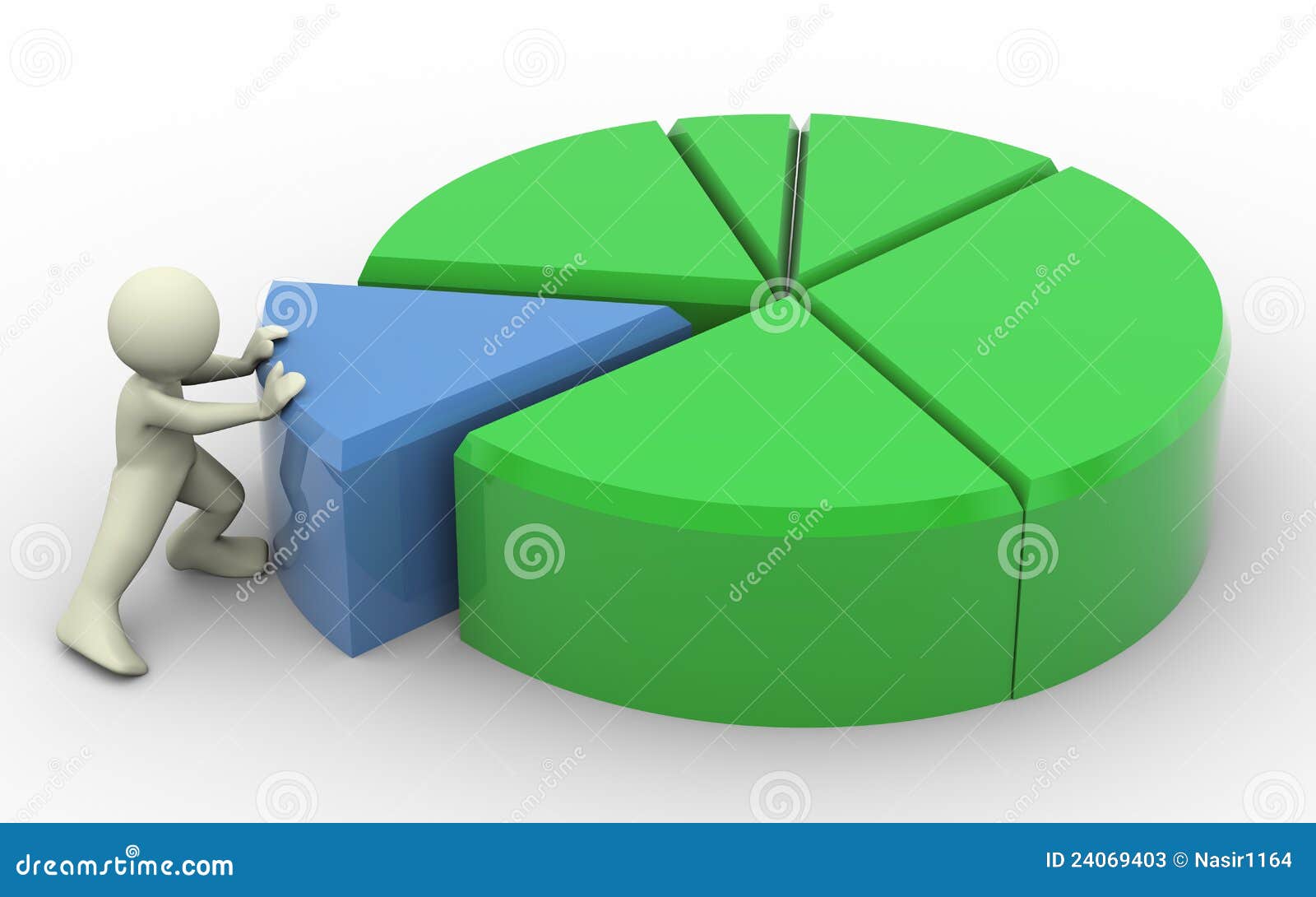 3d man and pie chart stock illustration. Illustration of market - 24069403 3d man and pie chart stock illustration. Illustration of market - 24069403