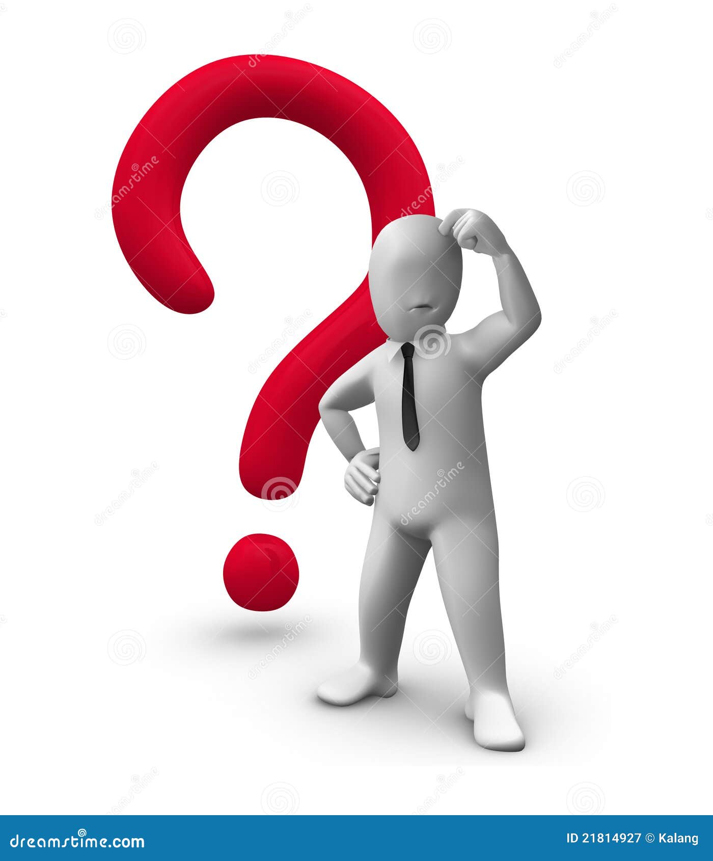 3d man with some problem stock illustration. Illustration of abstract ...